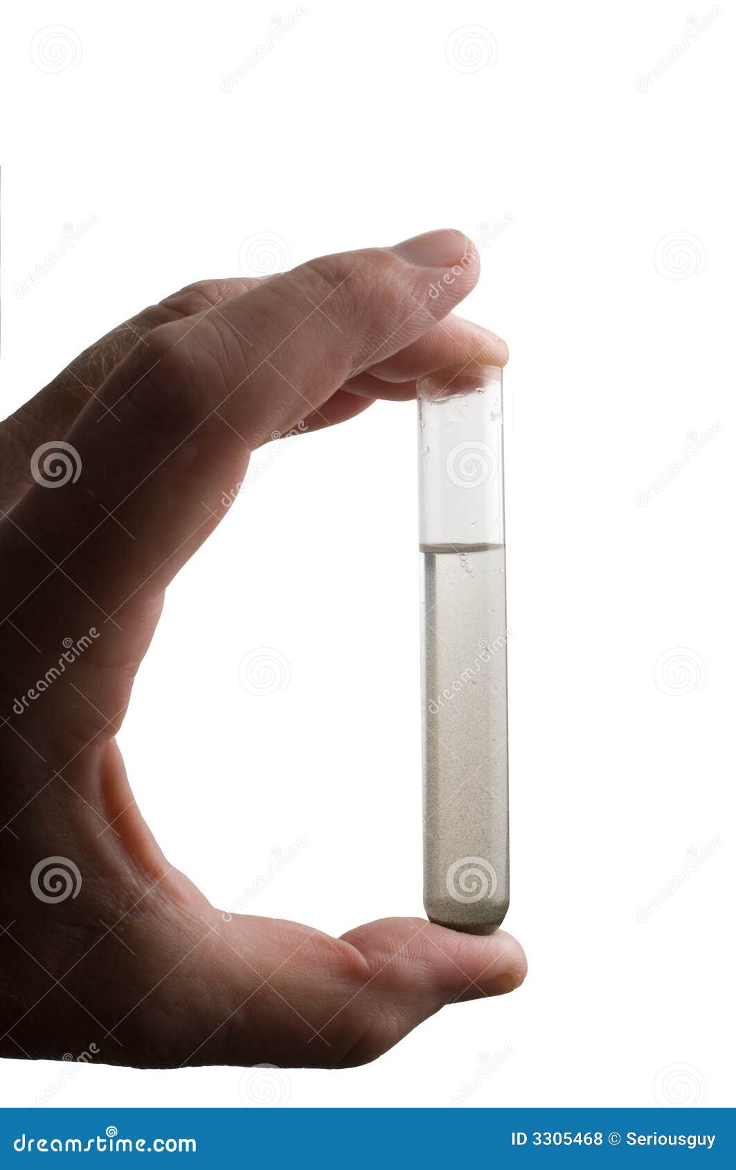 Water Sample. Bacterial Control Of Pool Water. Checking The Amount Of ...