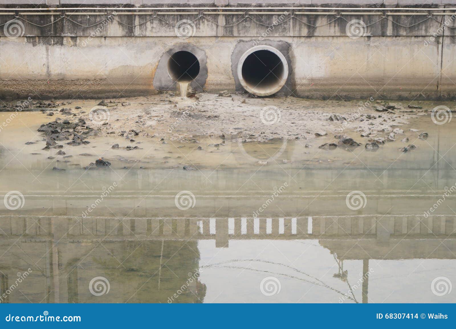 Polluted water source stock photo. Image of sources, nature - 68307414