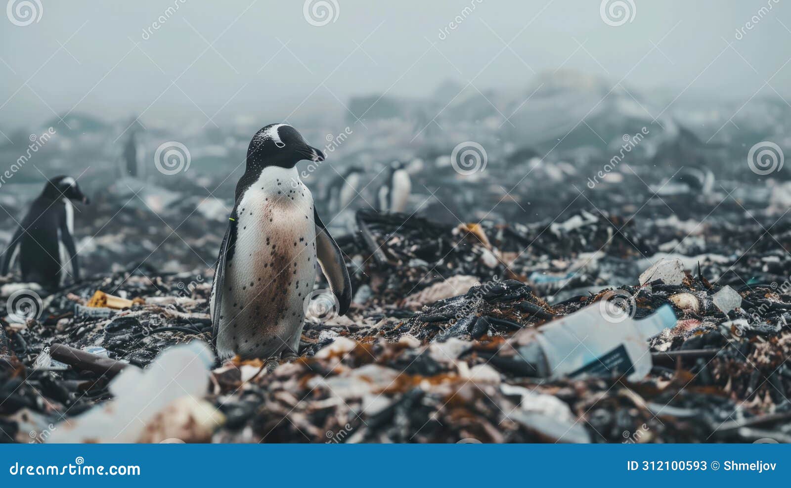 Polluted World. Garbage and Waste. Animals Suffer from Pollution ...