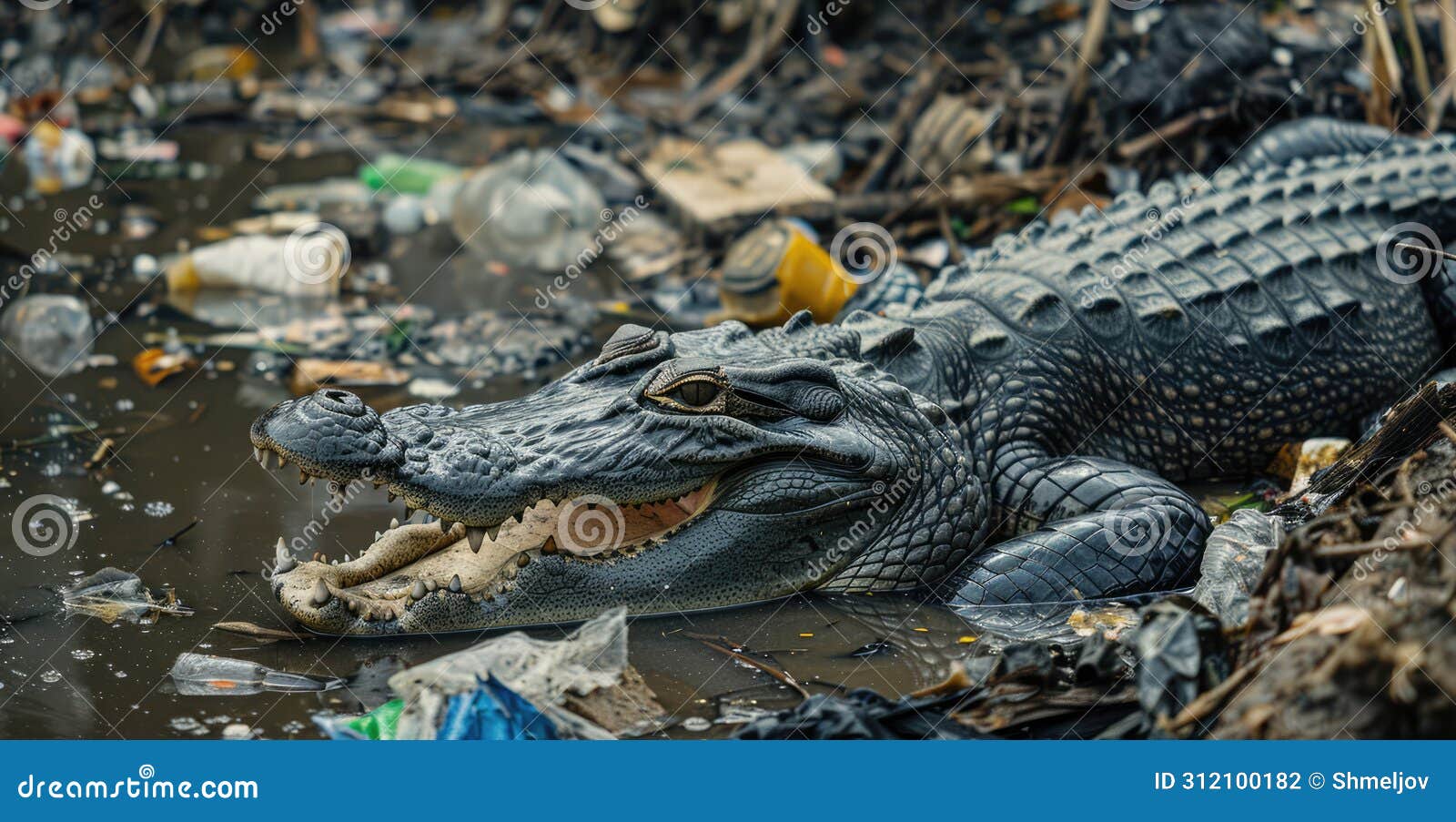 Polluted World. Garbage and Waste. Animals Suffer from Pollution ...