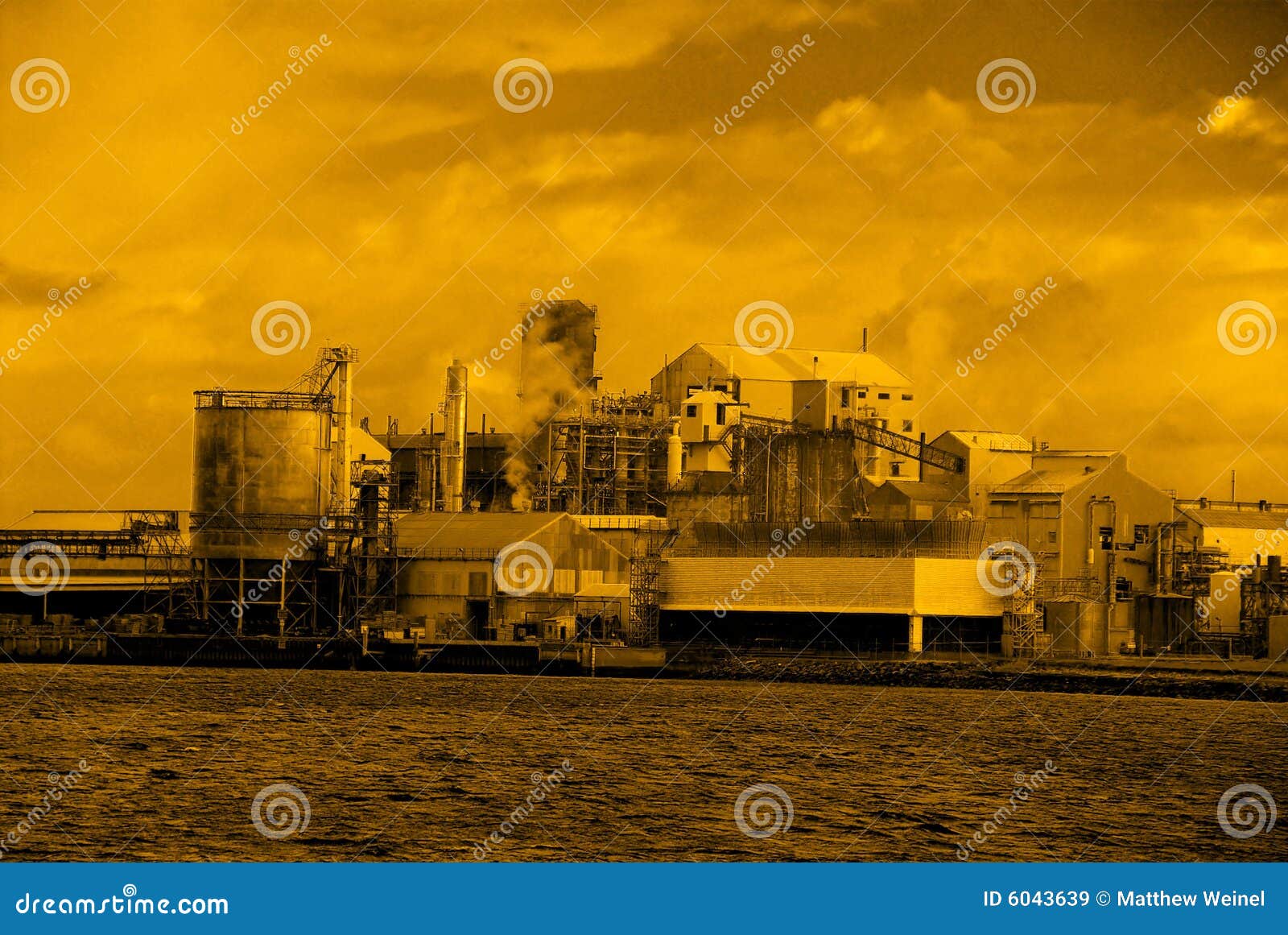 Polluting Factory stock image. Image of edge, acrid, contaminate - 6043639