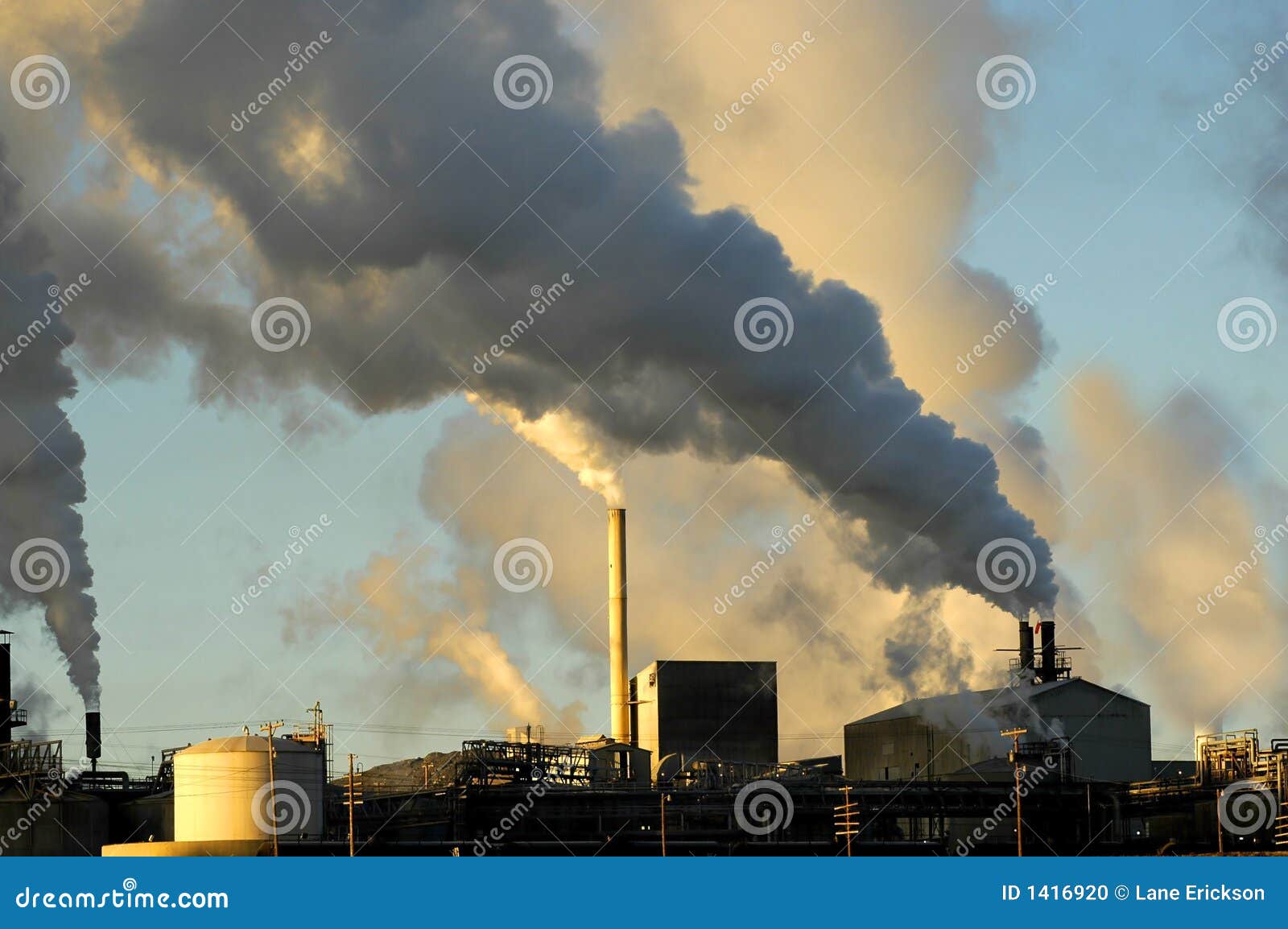 Pollution stock photo. Image of toxic, factory, industrial - 1416920