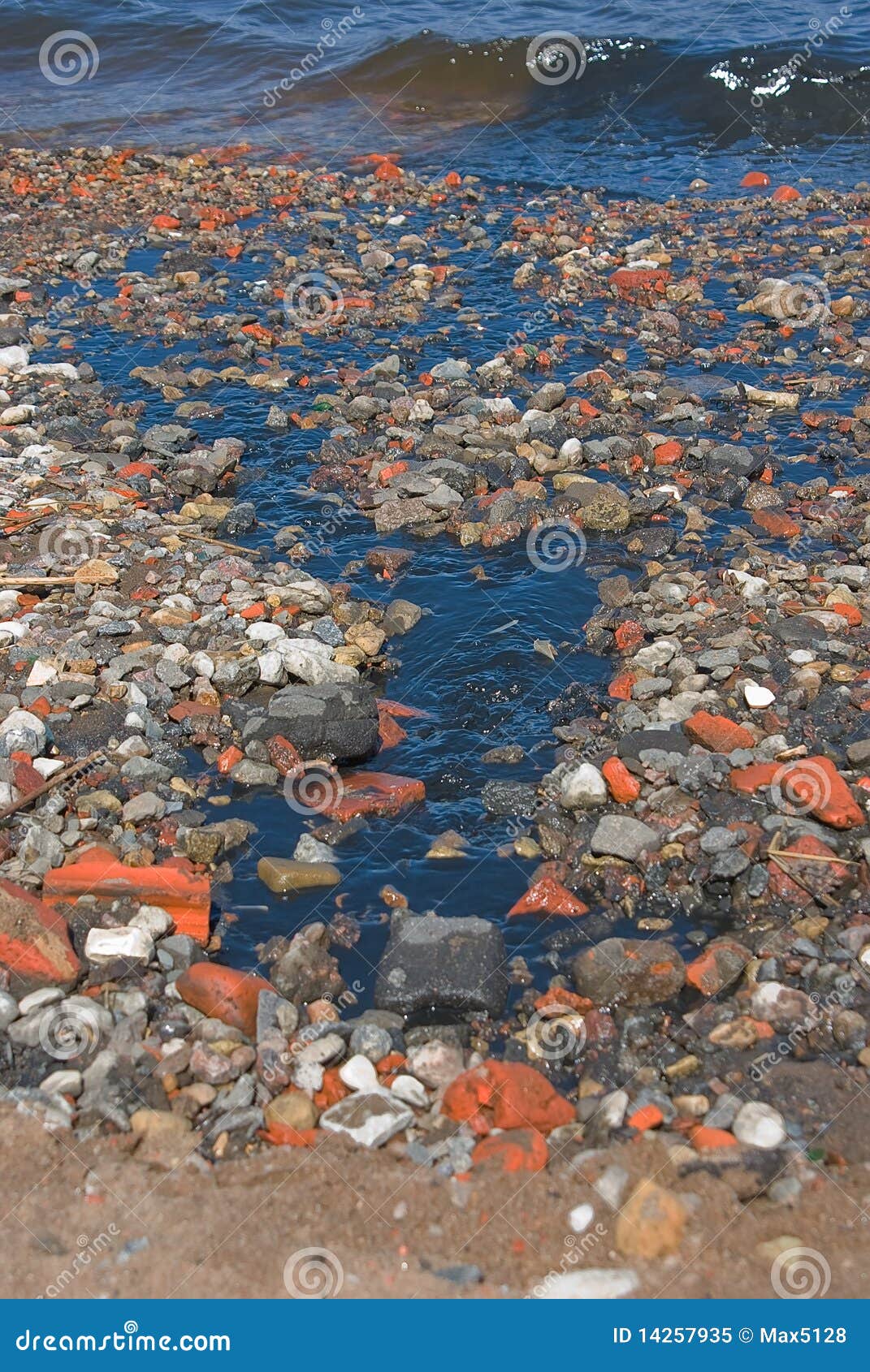 Pollution stock image. Image of flowing, outdoor, environment - 14257935