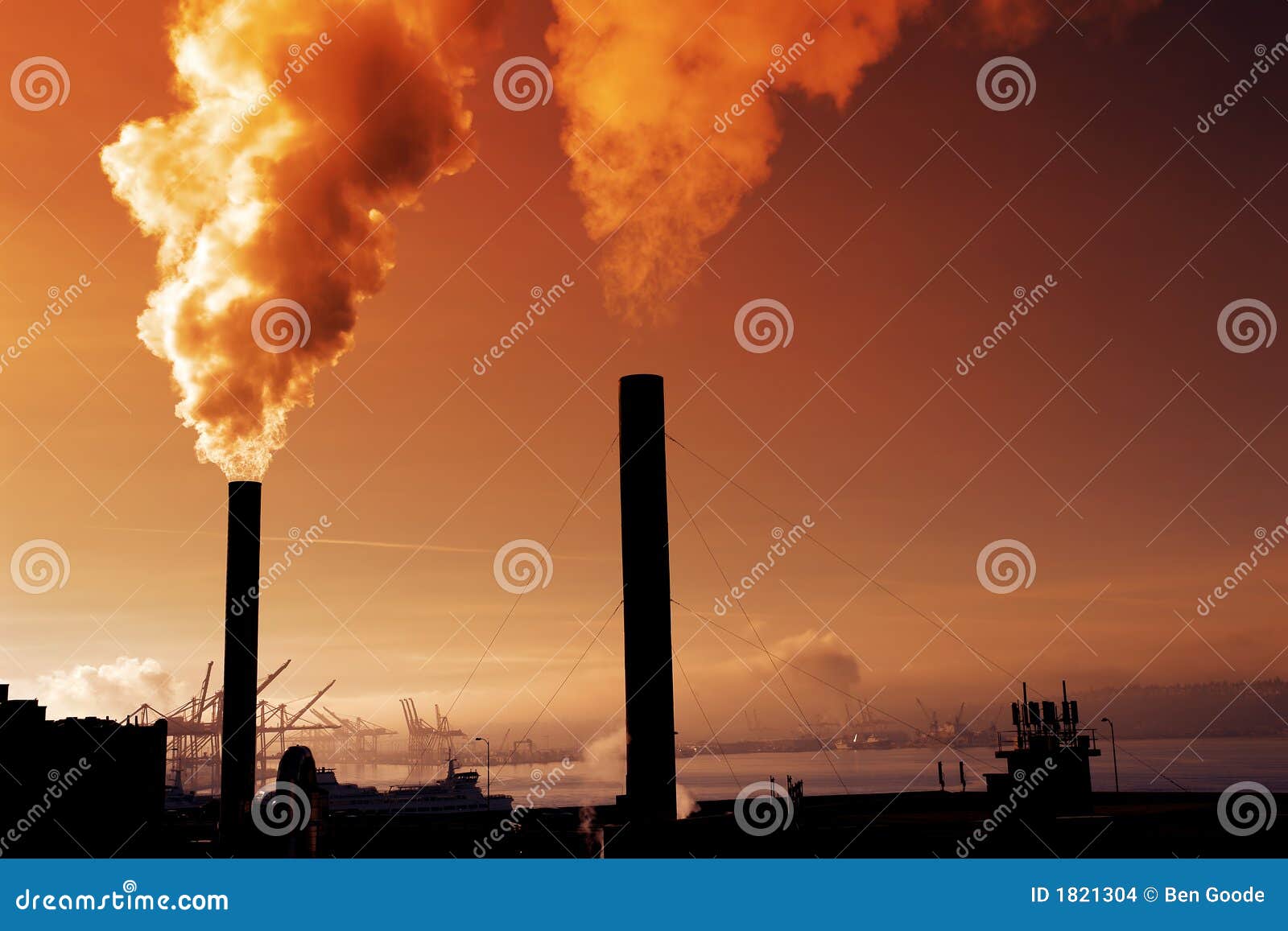 Pollution stock photo. Image of green, smog, pollution - 1821304