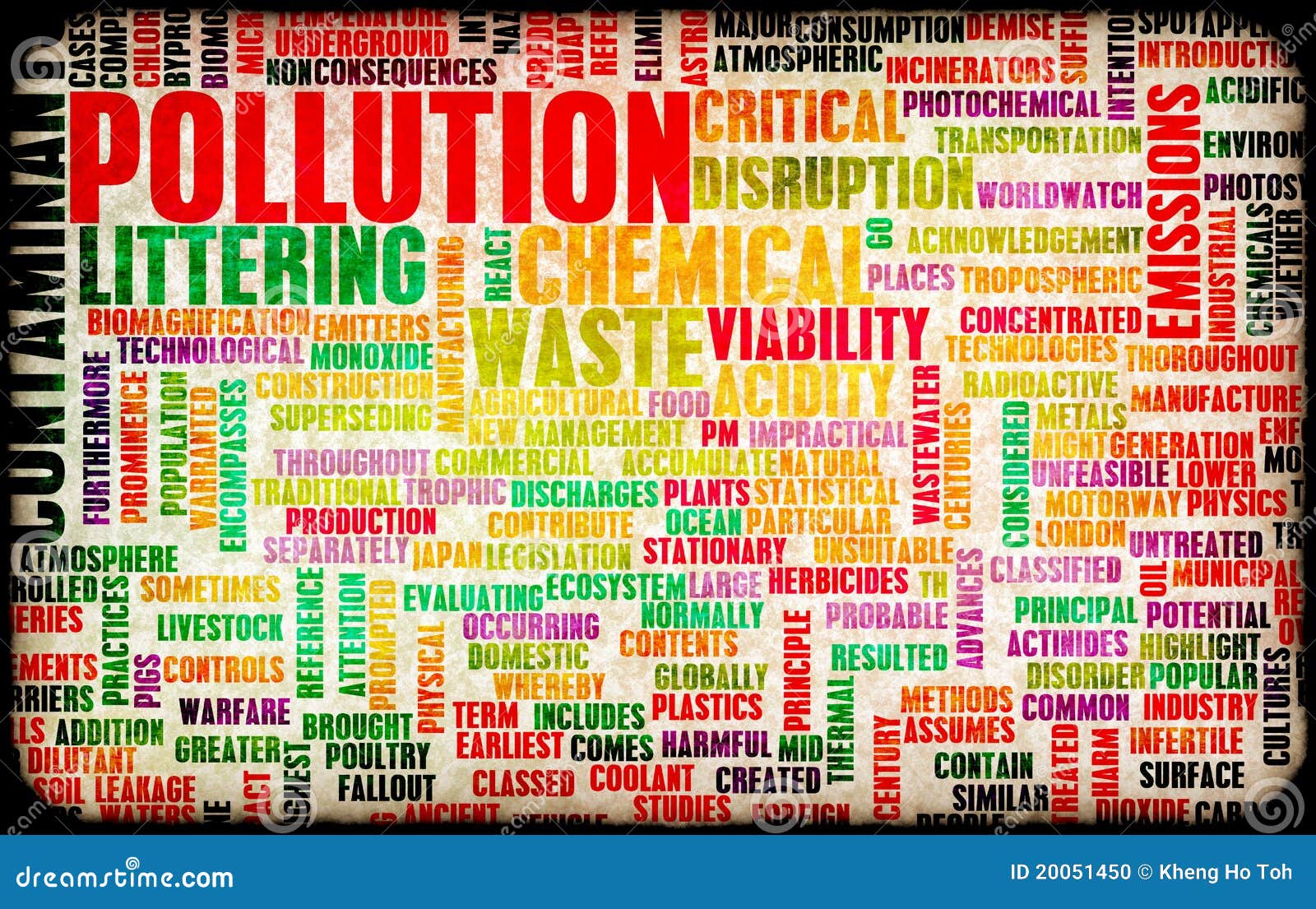 Pollution stock illustration. Illustration of nature - 20051450