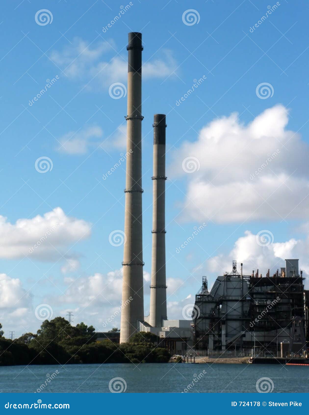 Pollution stock photo. Image of towers, stacks, environment - 724178