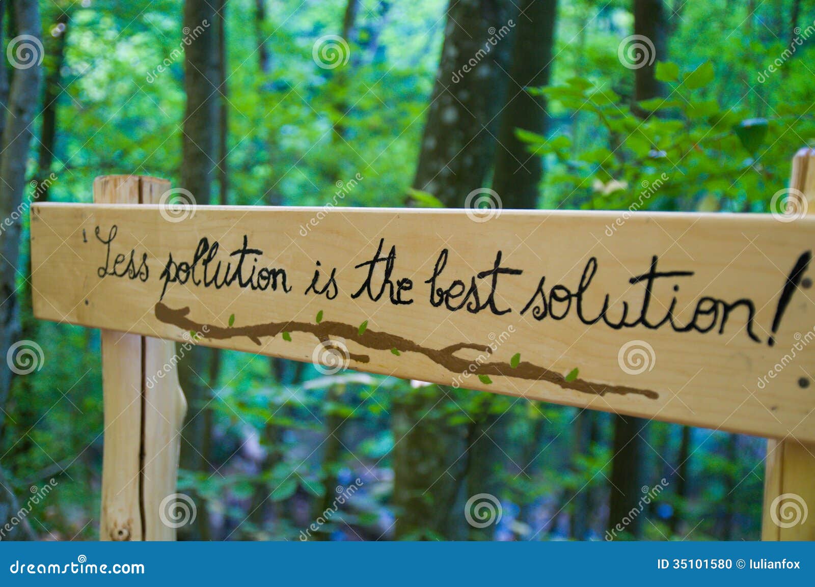 Less pollution stock photo. Image of green, summer, wood - 35101580