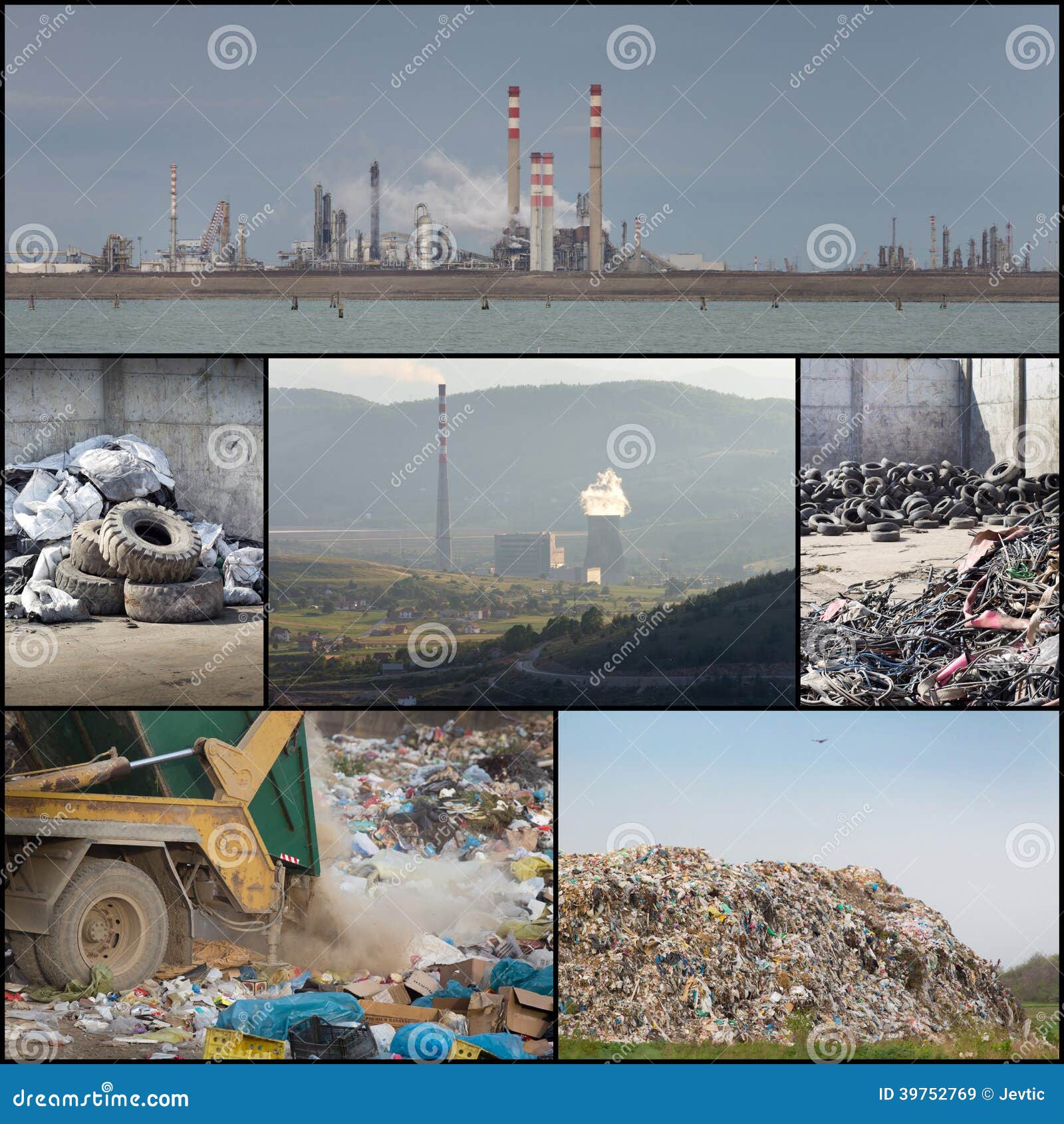 Pollution stock image. Image of chemical, energy, collage - 39752769