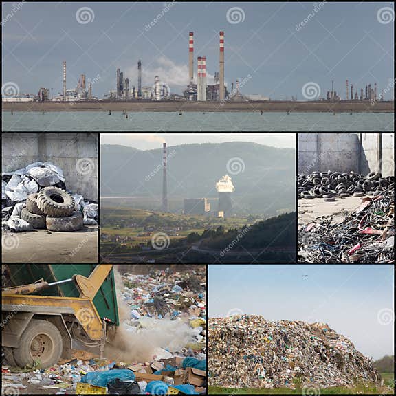 Pollution stock image. Image of chemical, energy, collage - 39752769
