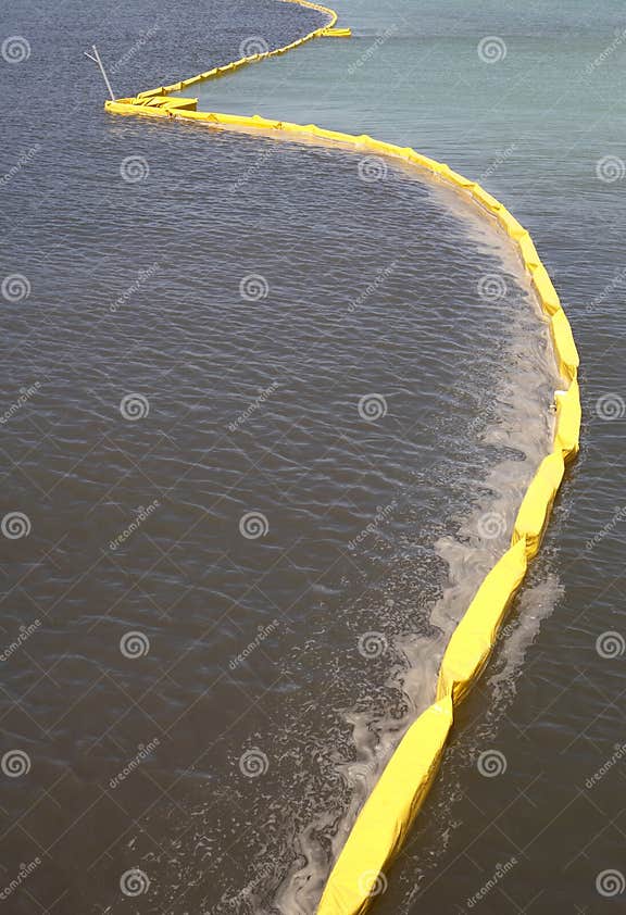 Pollution control barrier stock photo. Image of management - 745868