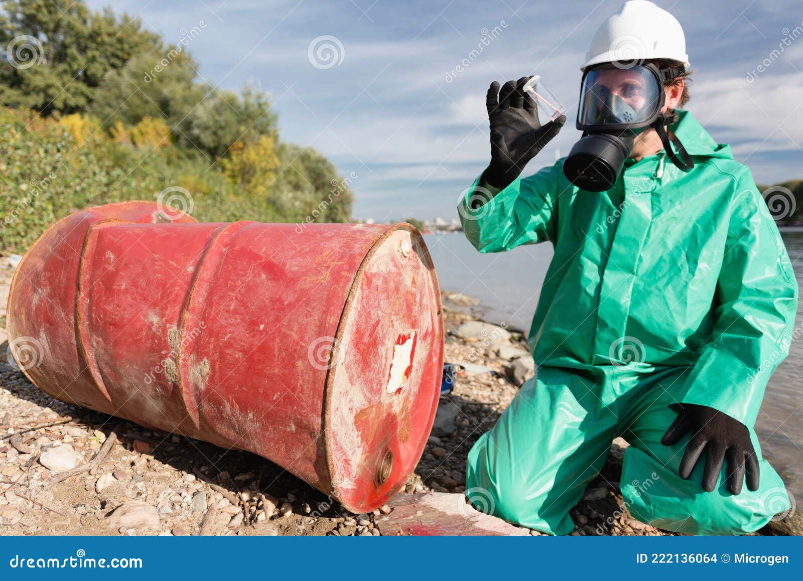 Pollution control stock photo. Image of control, river - 222136064