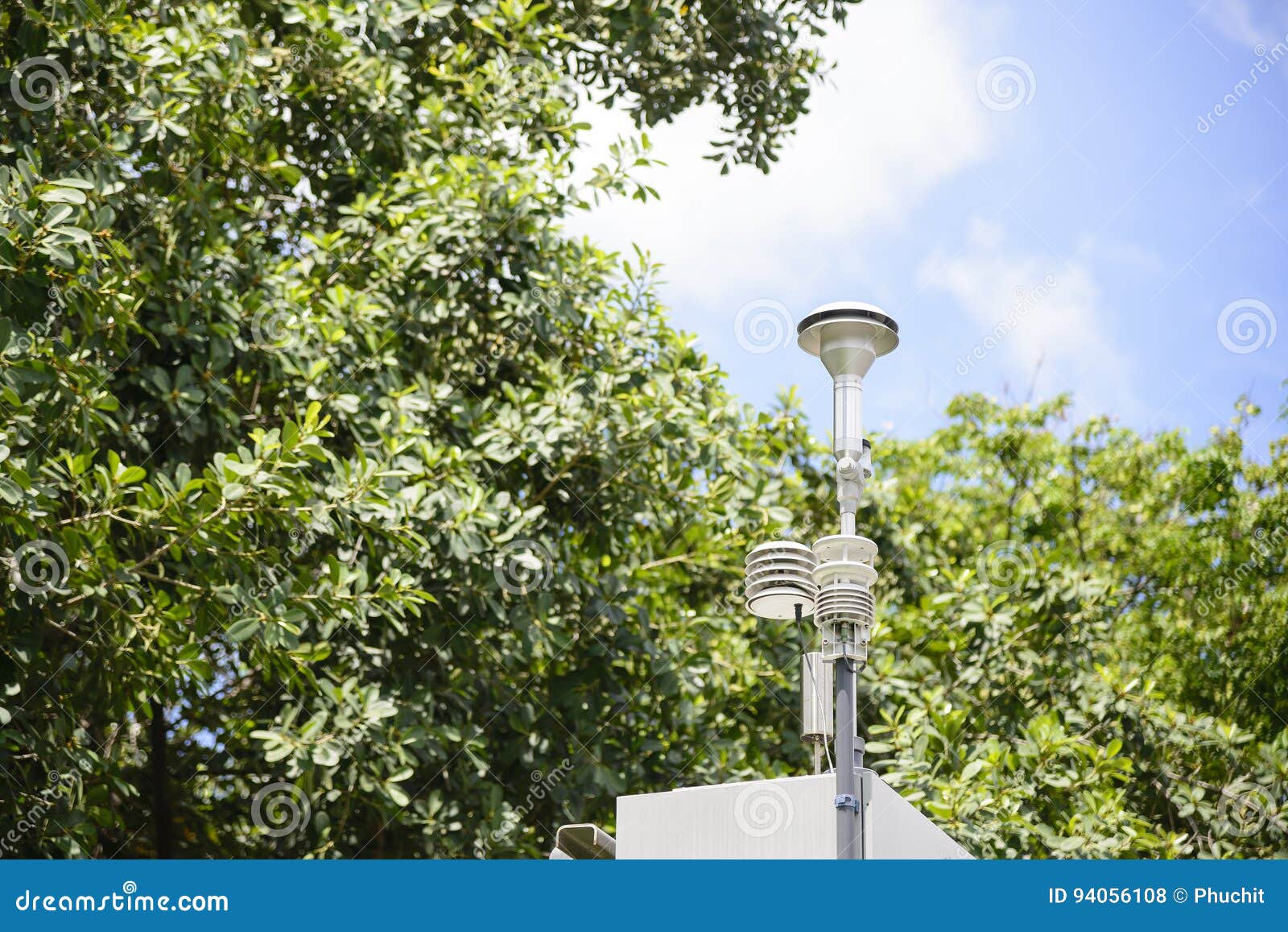 The Pollution Detector Station Stock Photo - Image of measurement ...