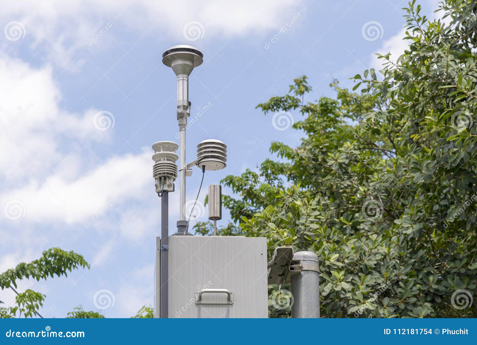 The Pollution Detector System Station Stock Photo - Image of ...