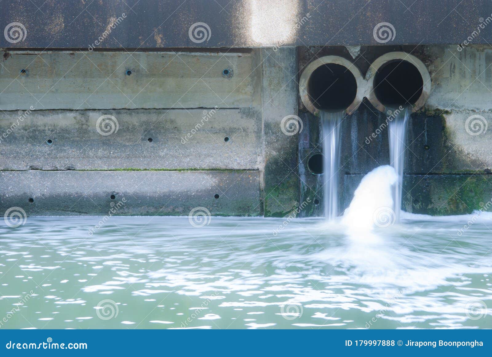 Pollution drainage stock photo. Image of drops, pipe - 179997888