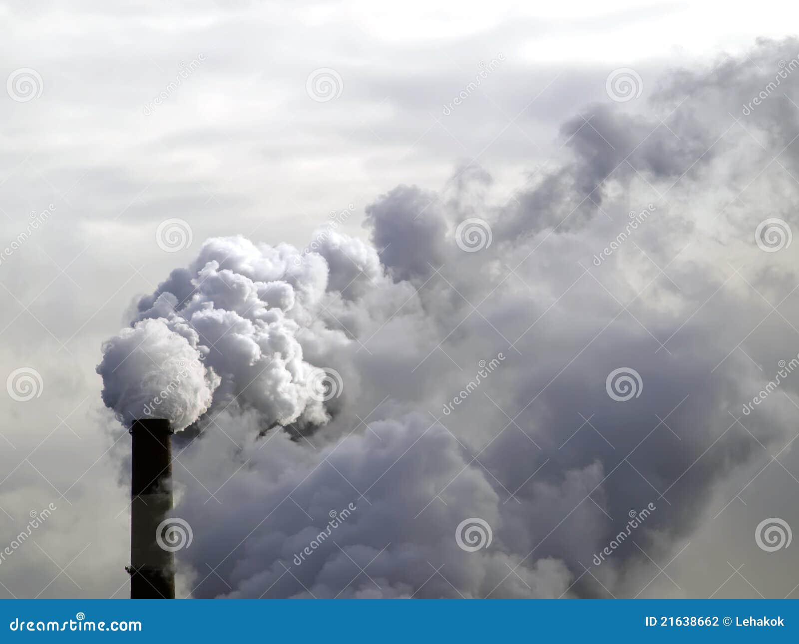 Pollution from factory stock photo. Image of greenhouse - 21638662