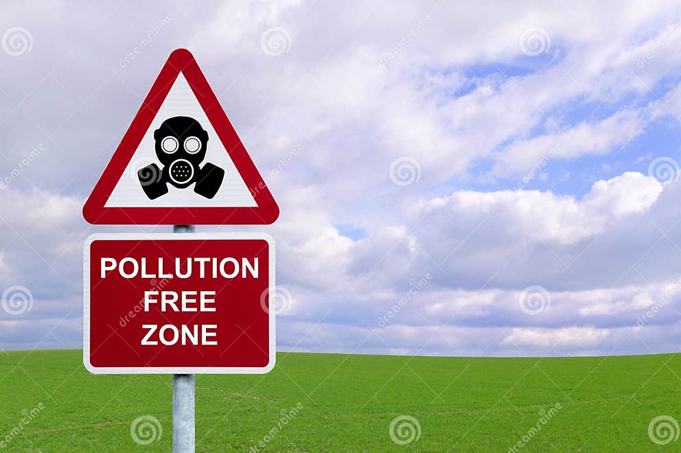 Pollution Free Zone stock photo. Image of concept, carbon - 4724334