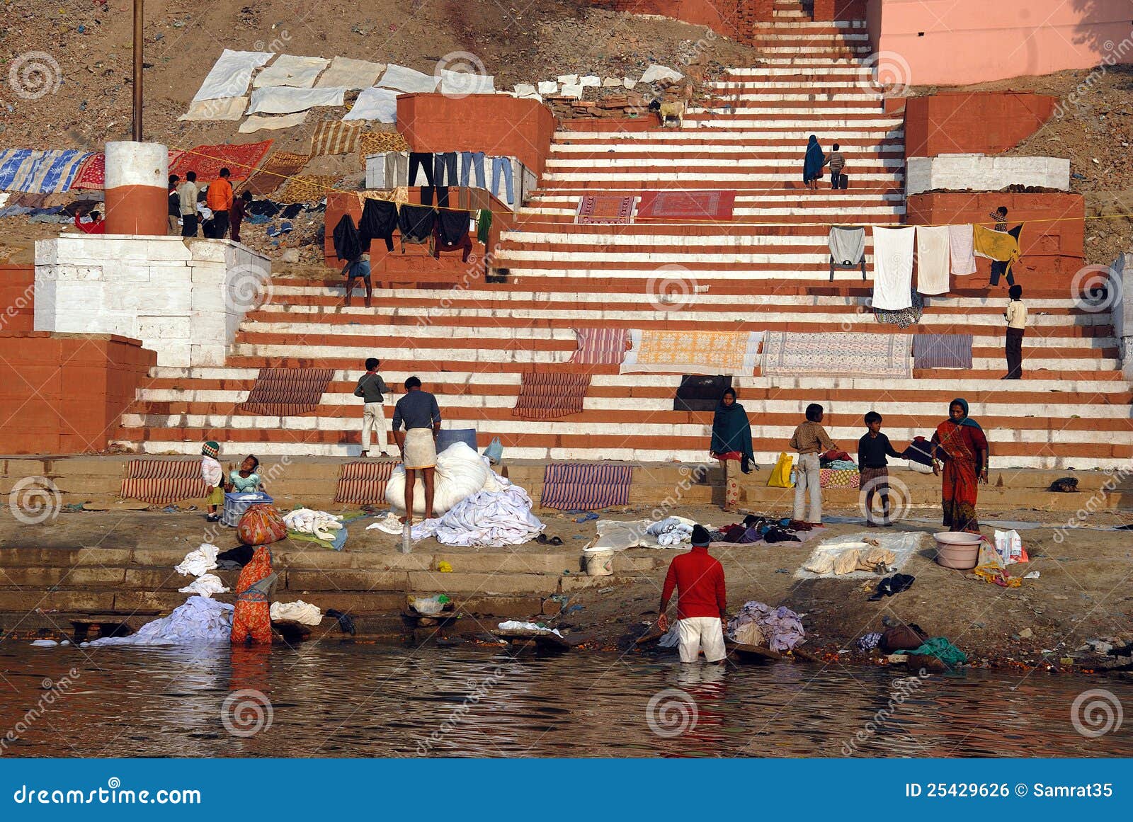 Pollution at the Ganges River Editorial Photo - Image of riverside ...