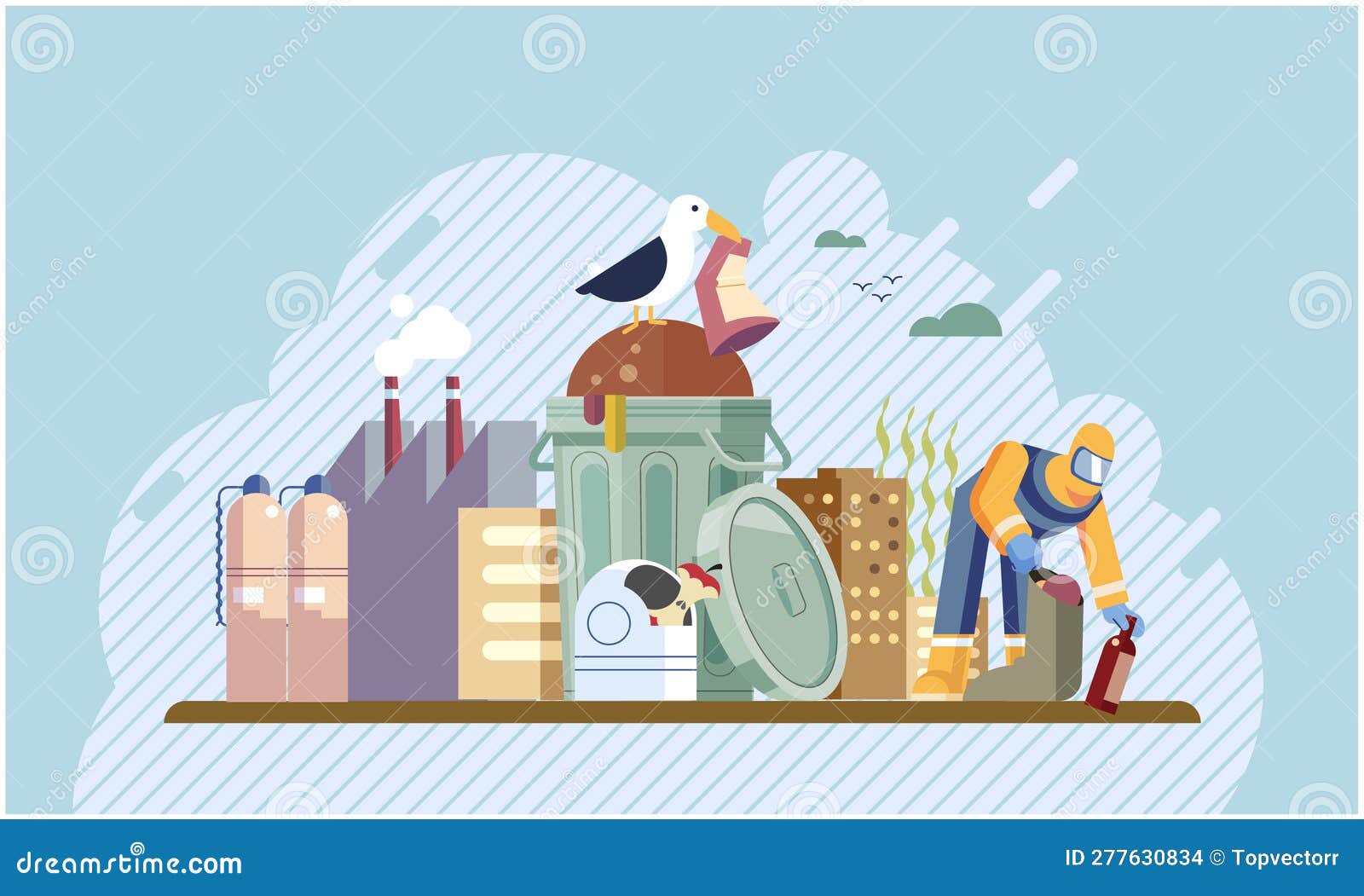 Pollution with Garbage and Waste Big Problem Due To Human Activities ...