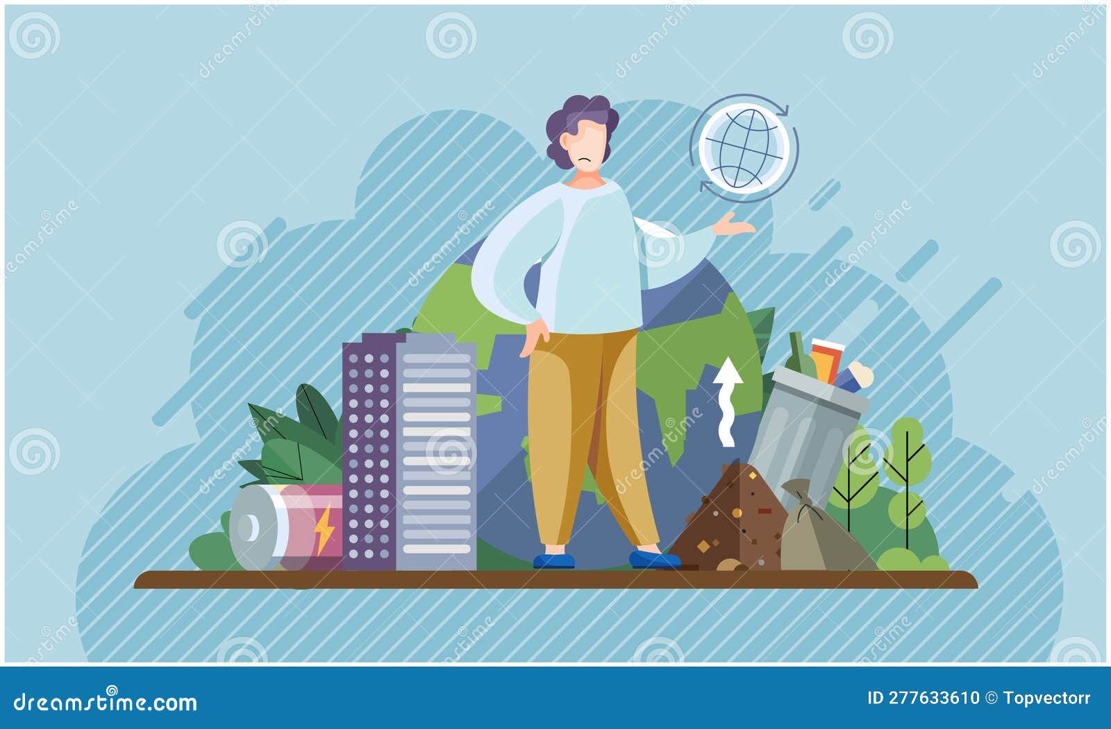 Pollution with Garbage and Waste Big Problem Due To Human Activities ...