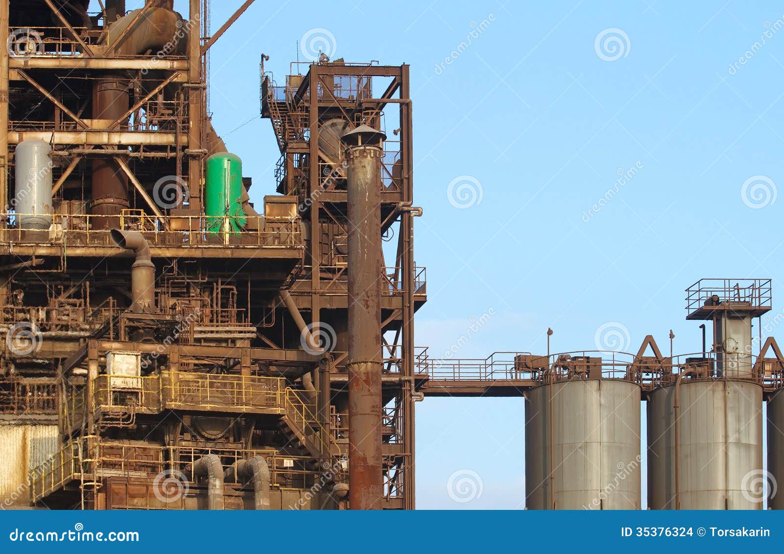 Pollution heavy industrial stock photo. Image of produce - 35376324