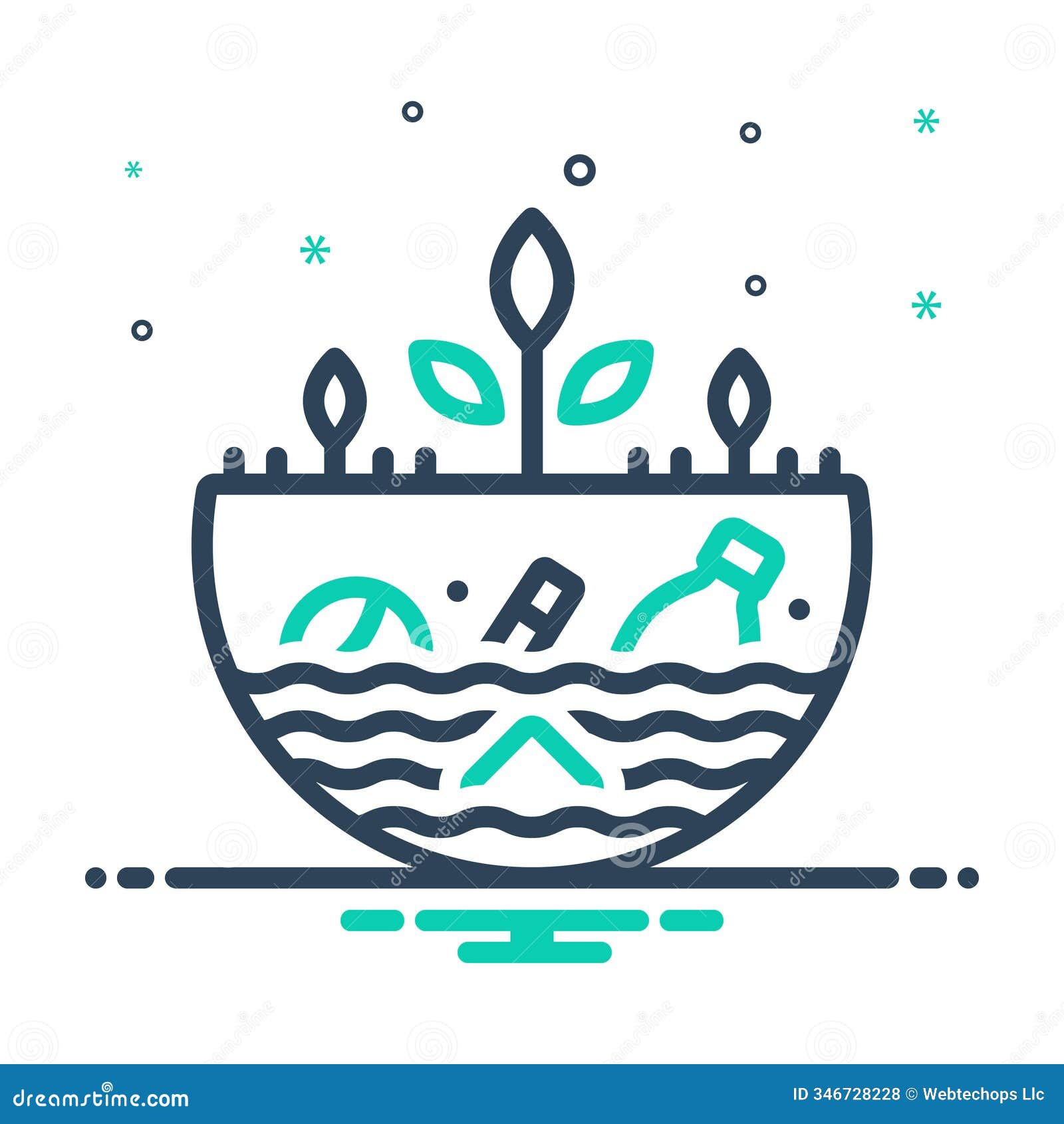 Mix Icon for Pollution, Contamination and Environment Stock ...