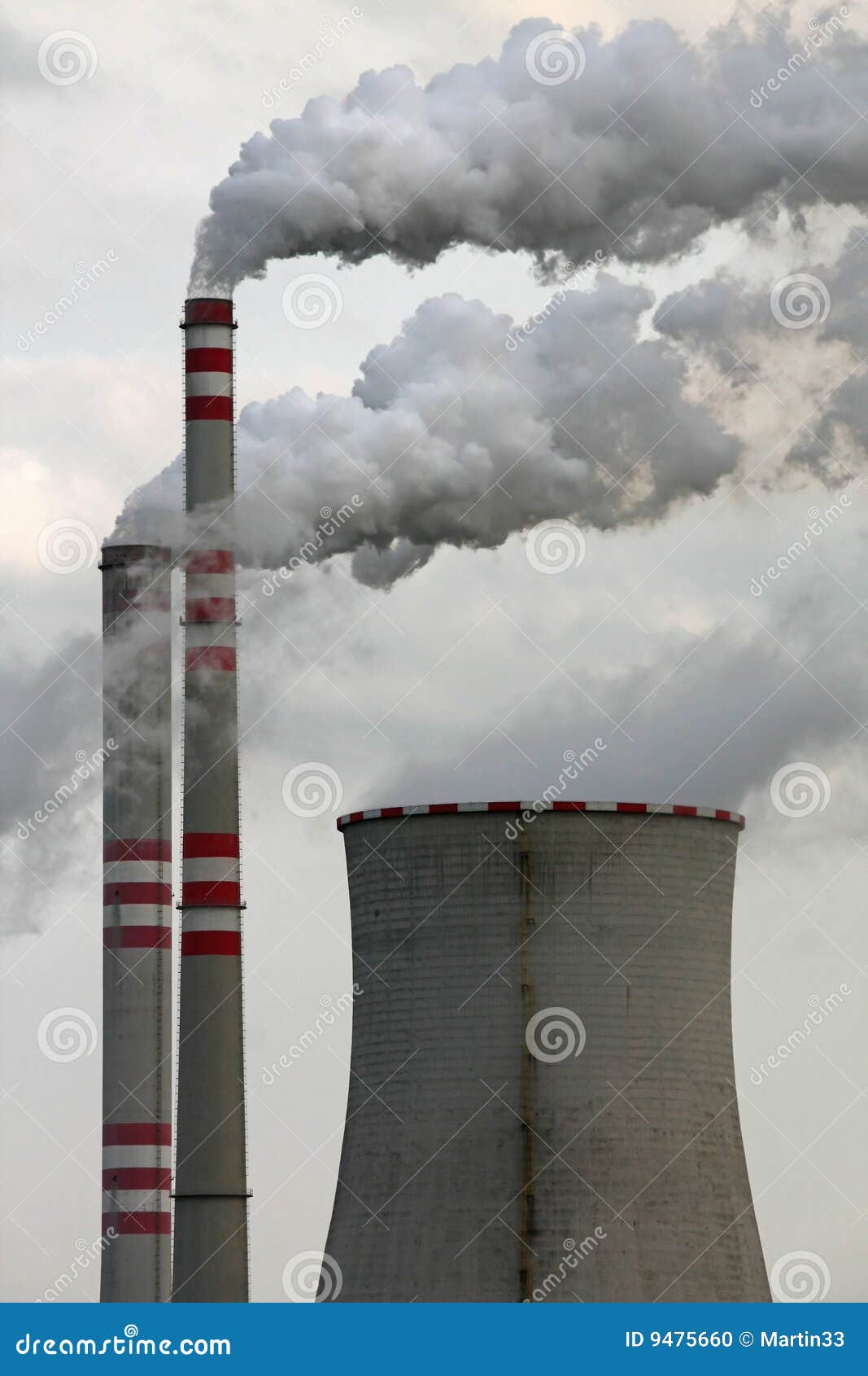 Pollution industrielle photo stock. Image du carbone, pollution - 9475660