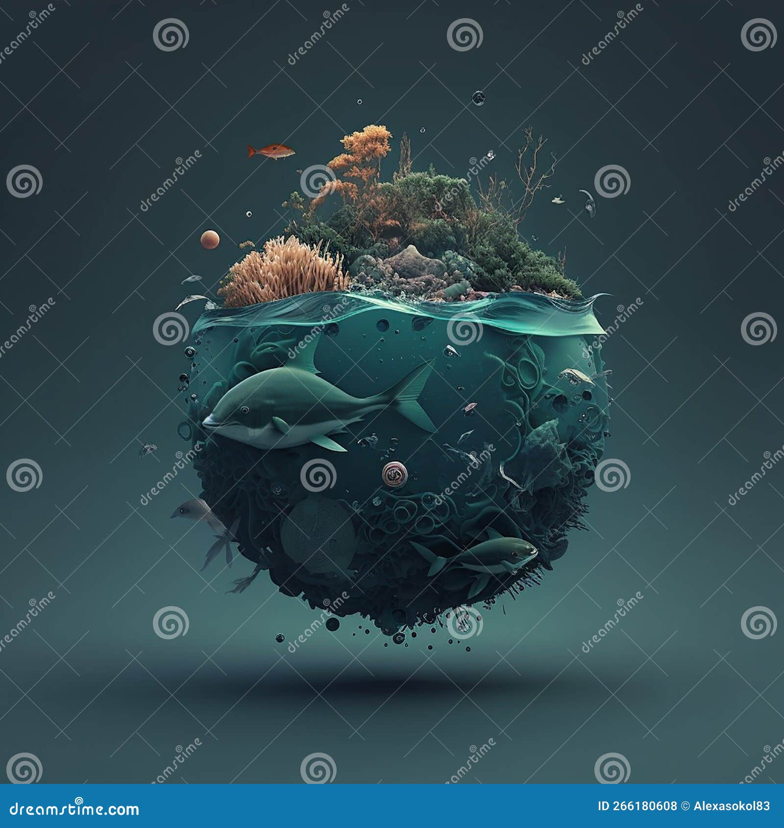 Pollution of Ocean Water Plastic and Debris Float in Water Stock Photo ...