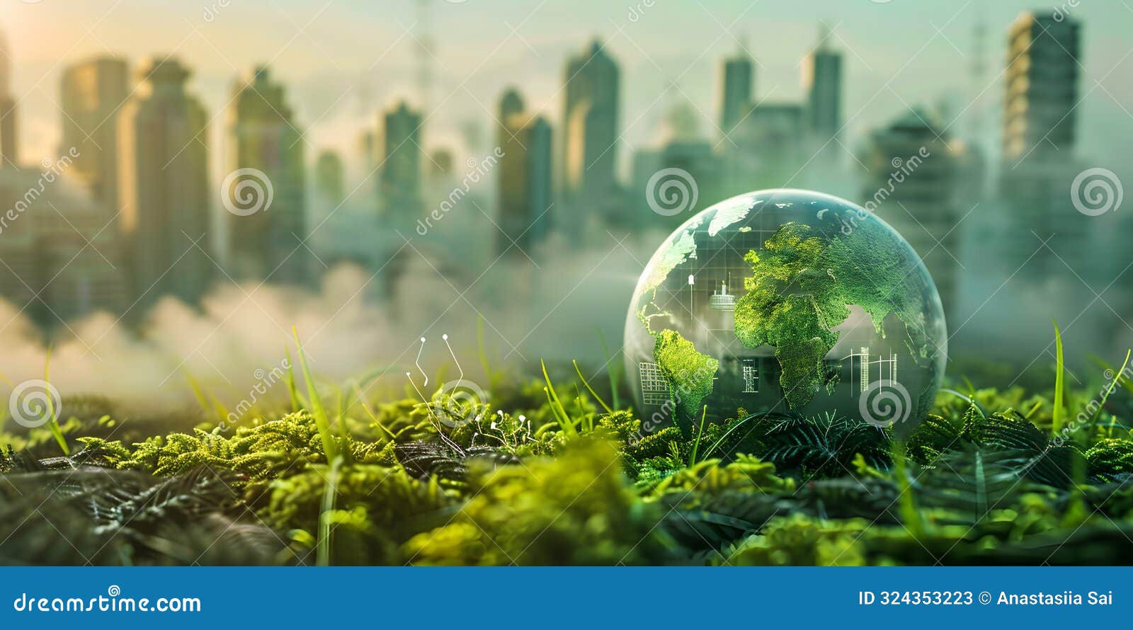 Pollution of planet earth stock image. Image of plastic - 324353223