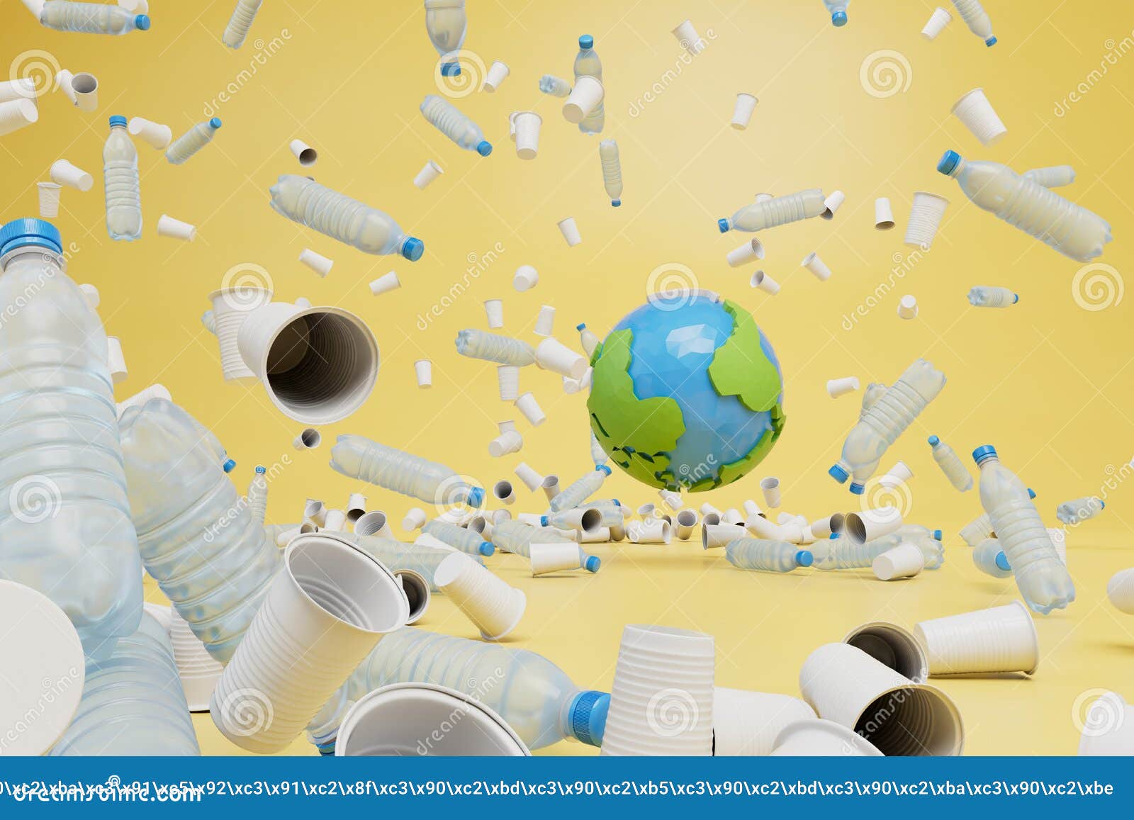 Pollution of the Planet with Waste. Sorting and Recycling of Plastic ...