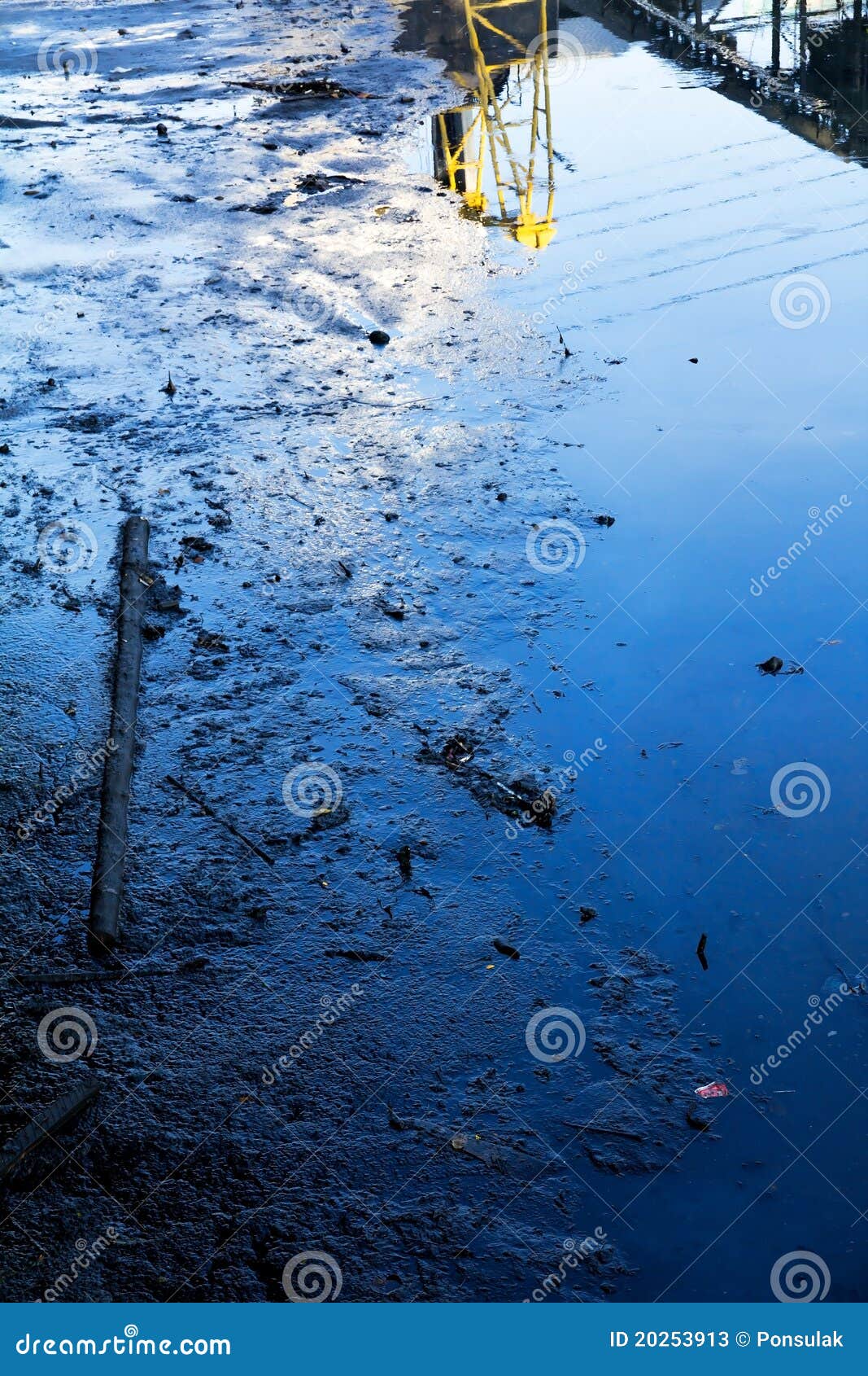 Pollution sewage stock image. Image of sand, global, pollutant - 20253913