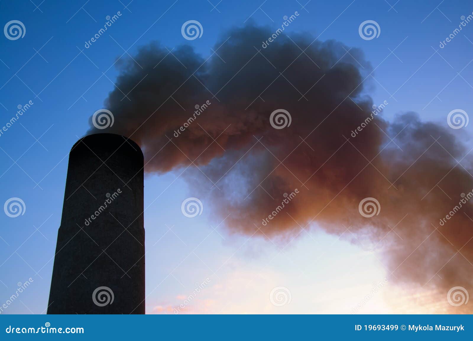 Pollution in sky stock image. Image of fume, ozone, saturated - 19693499
