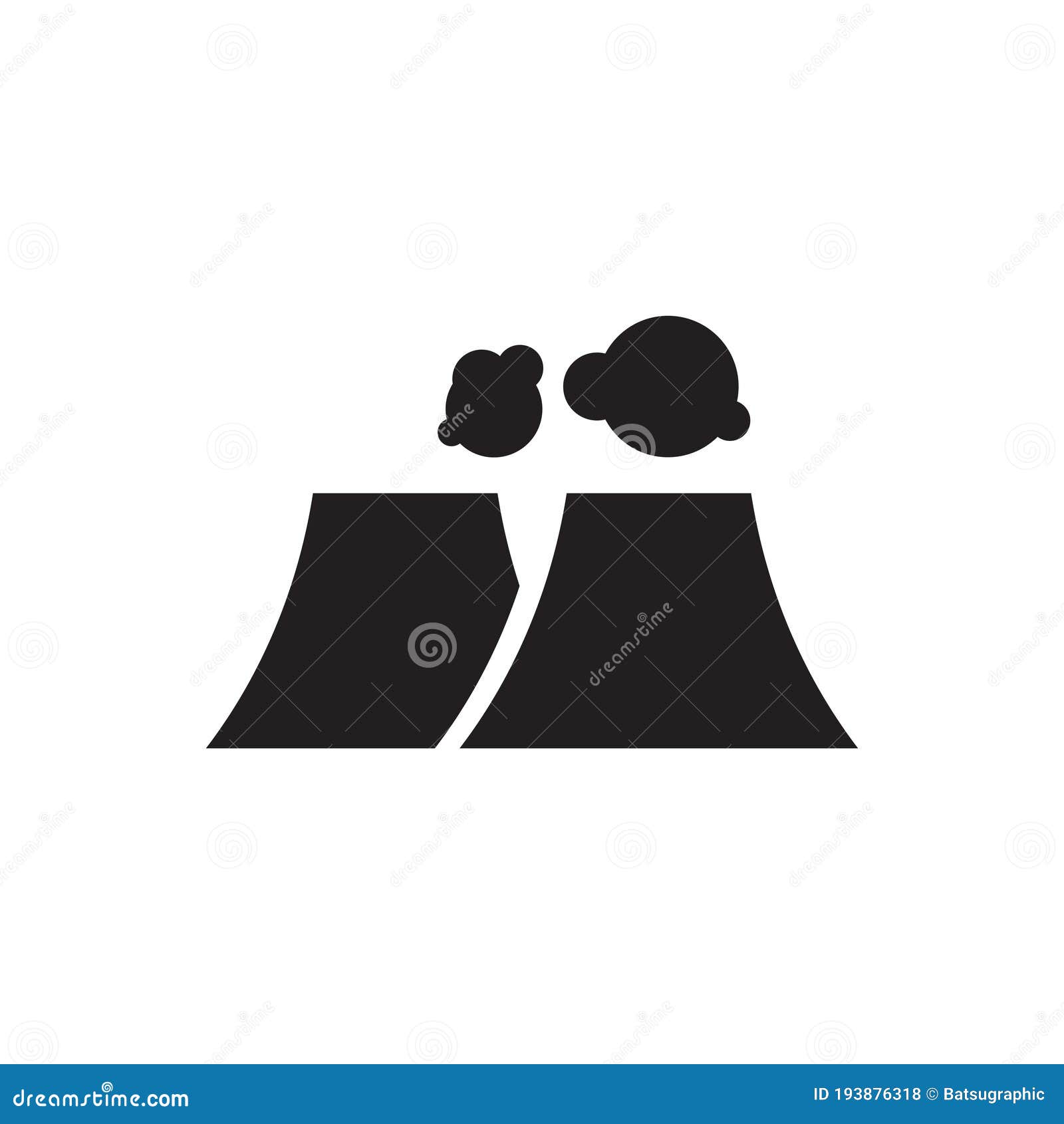 Pollution Vector Icon Logo Design Stock Vector - Illustration of toxic ...