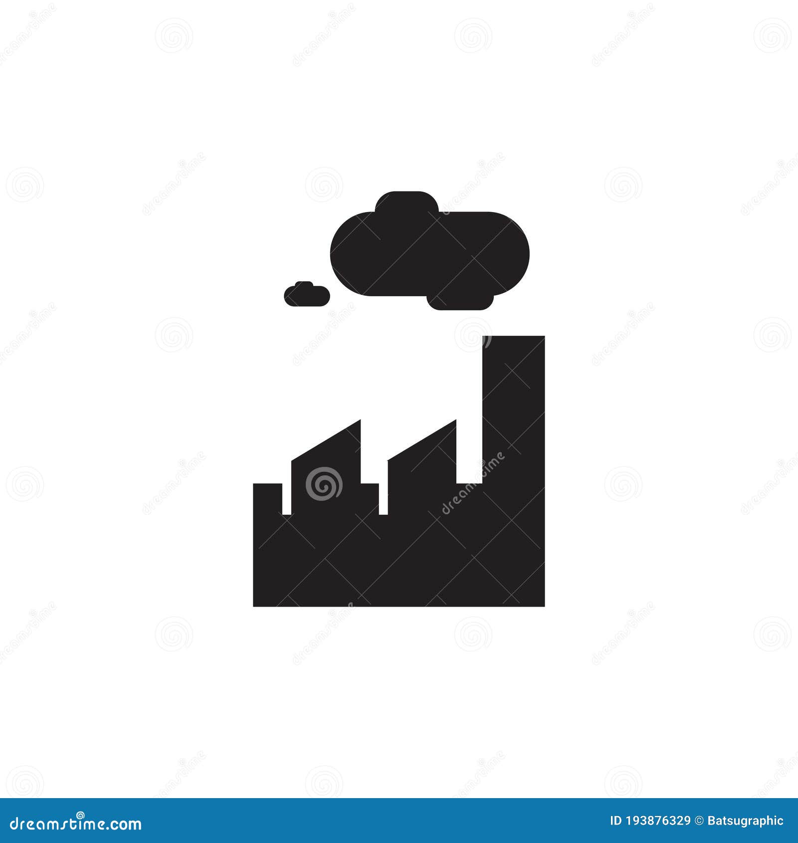 Pollution Vector Icon Logo Design Stock Vector - Illustration of ...