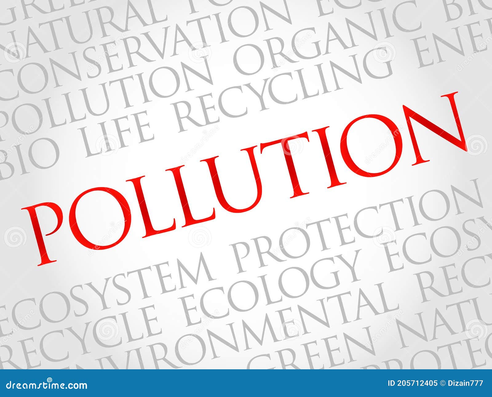 Pollution word cloud stock illustration. Illustration of heat - 205712405