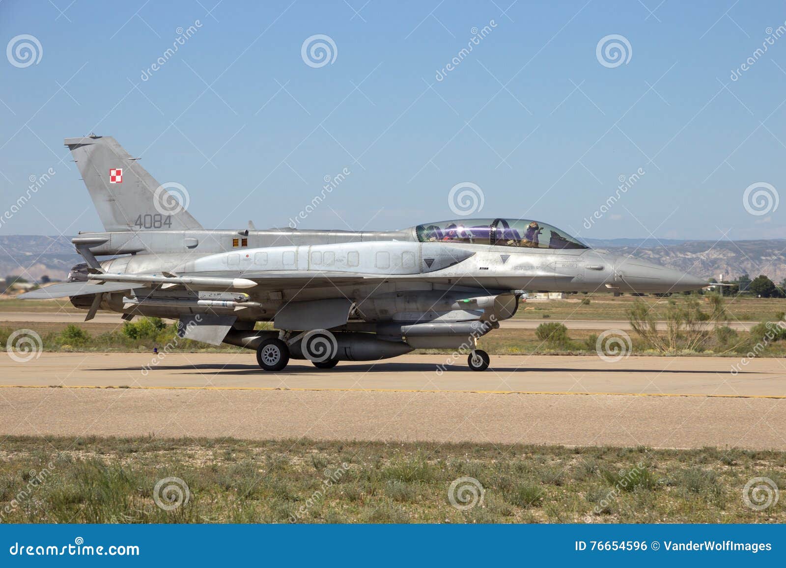 Polnischer Luftwaffe Kampfflugzeug F-16-Jet Redaktionelles Foto - Bild ...