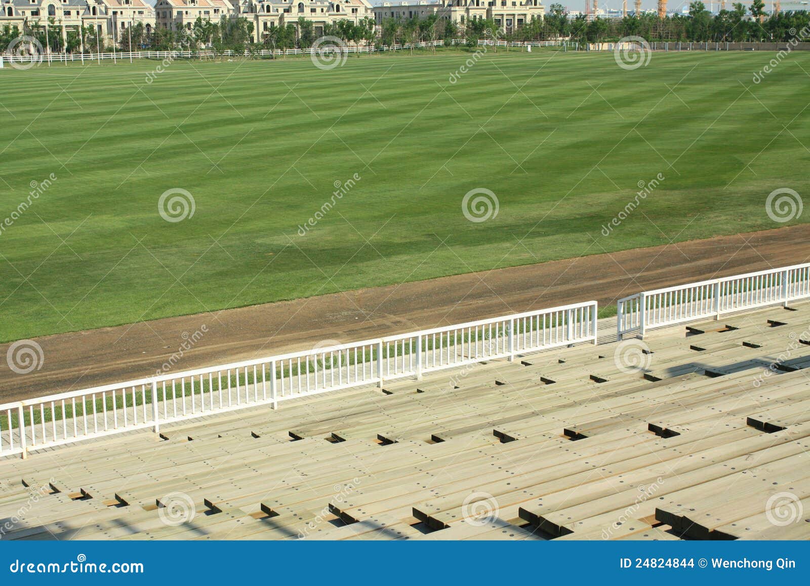 Polo field stock photo. Image of villas, residence, chinese - 24824844