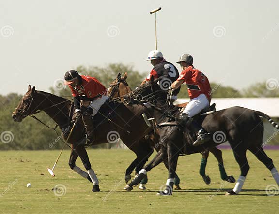 Polo Match stock photo. Image of game, equestrian, helmet - 1435594
