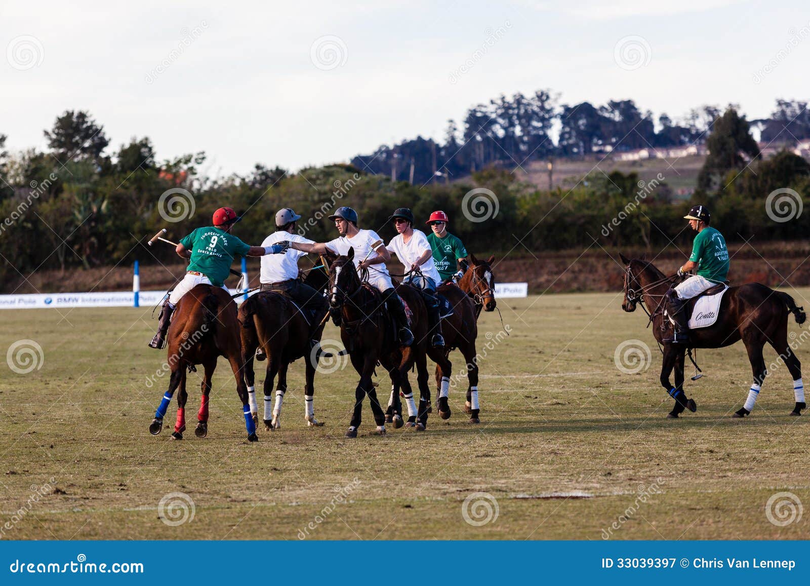 Polo Players Ponies Handshakes Game Plus De Photographie éditorial ...