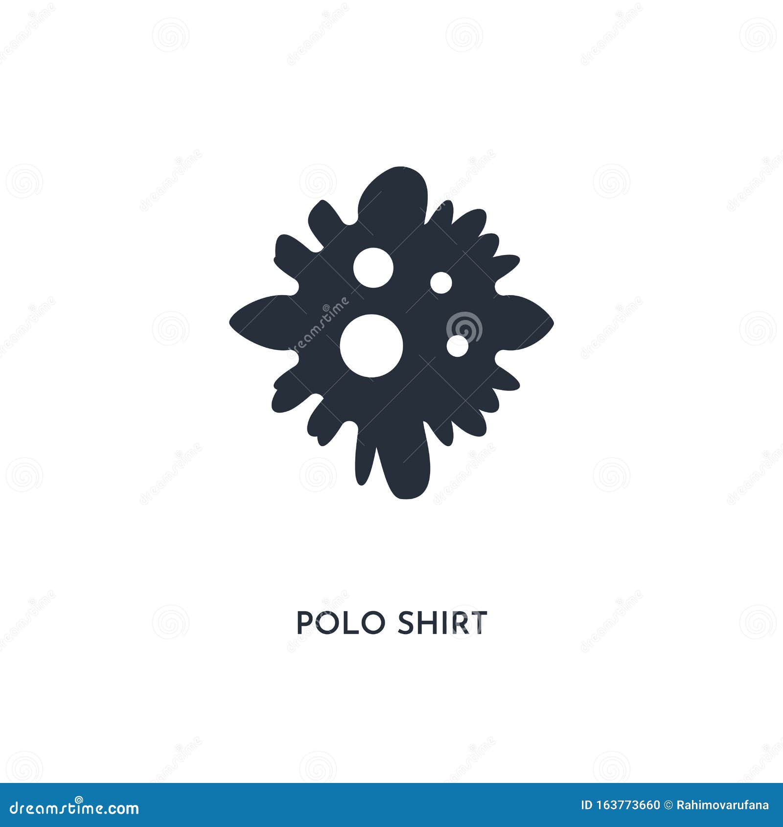 Polo Shirt Icon. Simple Element Illustration. Isolated Trendy Filled ...