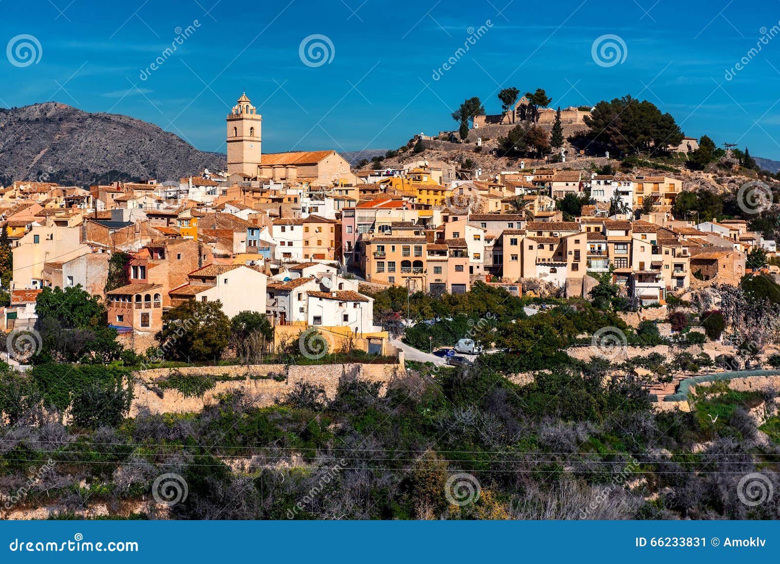 Polop de la Marina image stock. Image du méditerranéen - 66233831