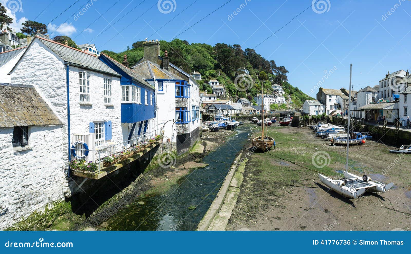 Polperro, Cornwall editorial photo. Image of england - 41776736