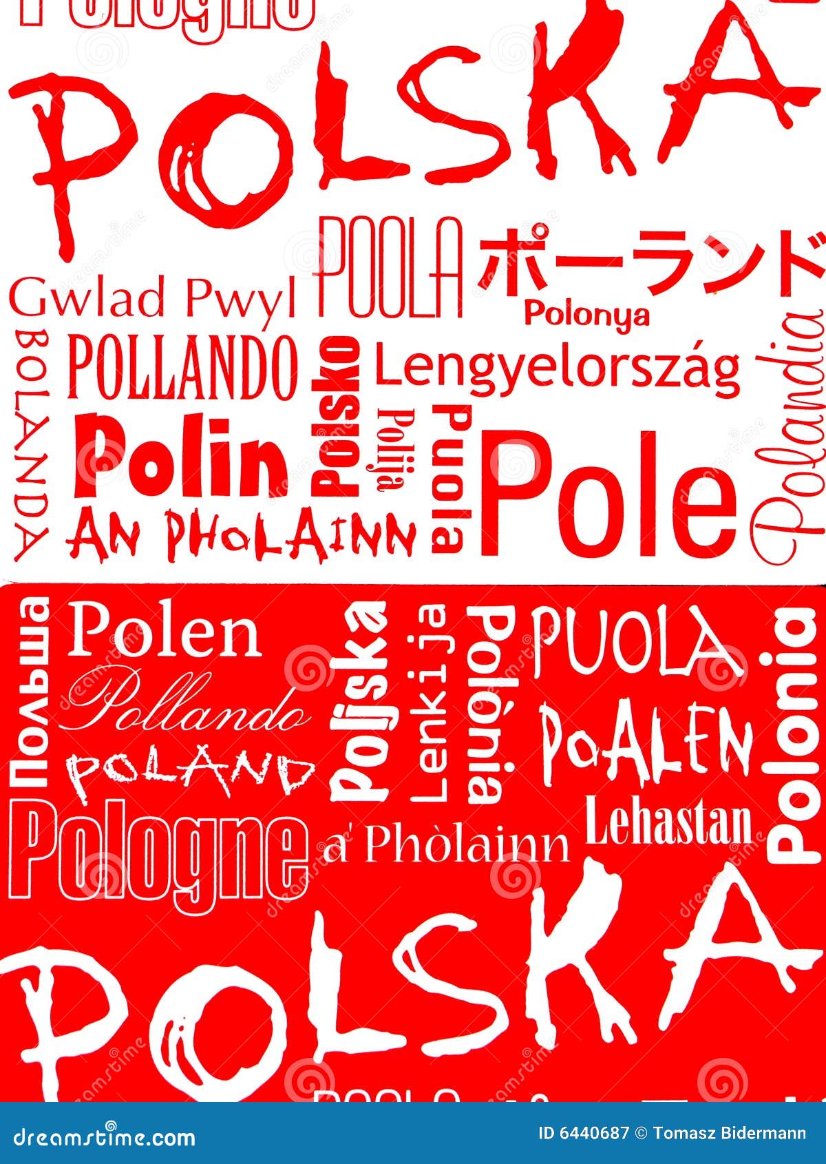 Polska, Poland, Pologne stock illustration. Illustration of ...