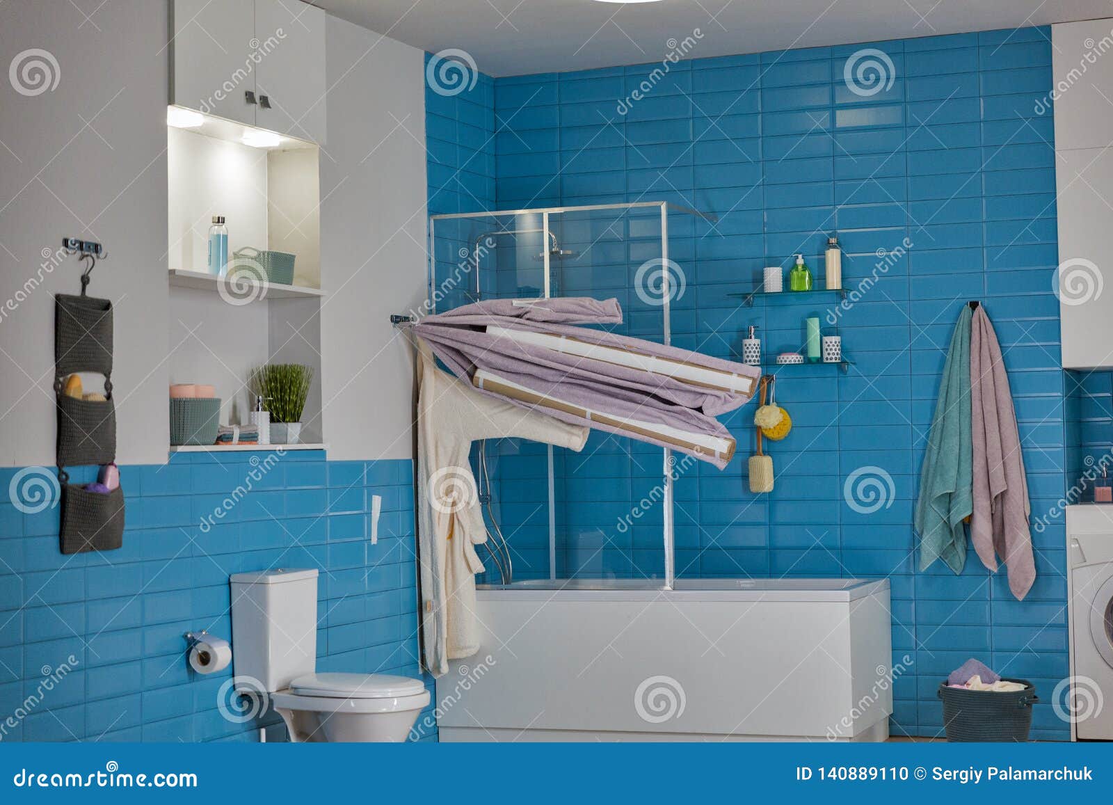 Poltergeist in the Bathroom Stock Photo - Image of flush, clean: 140889110