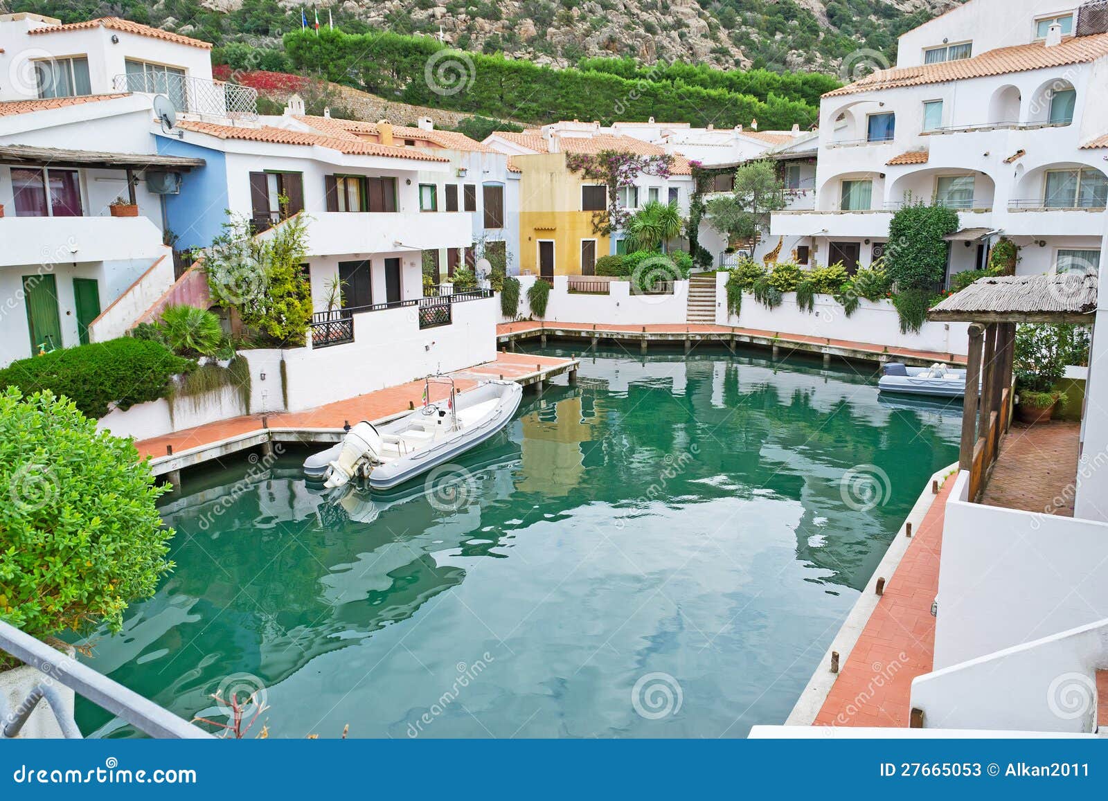 Poltu Quatu village stock image. Image of home, coastline - 27665053