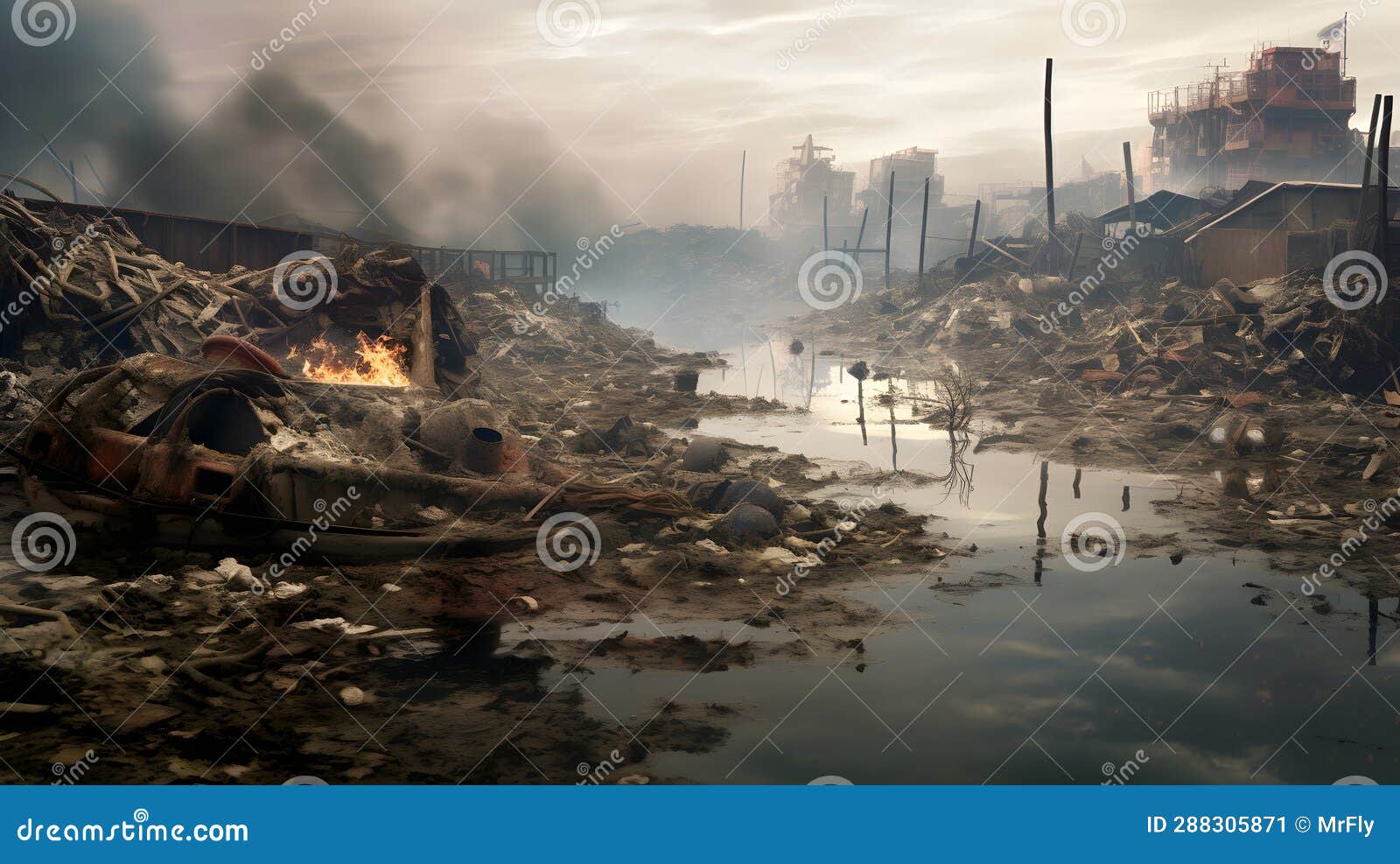 Polution, Devastating Effects To Environment and Planet Earth Stock ...