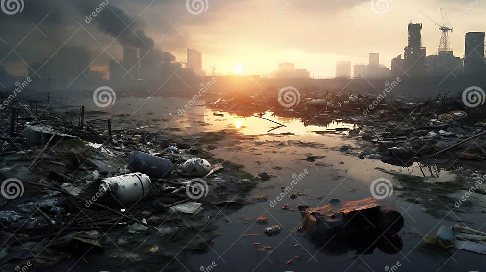 Polution, Devastating Effects To Environment and Planet Earth Stock ...