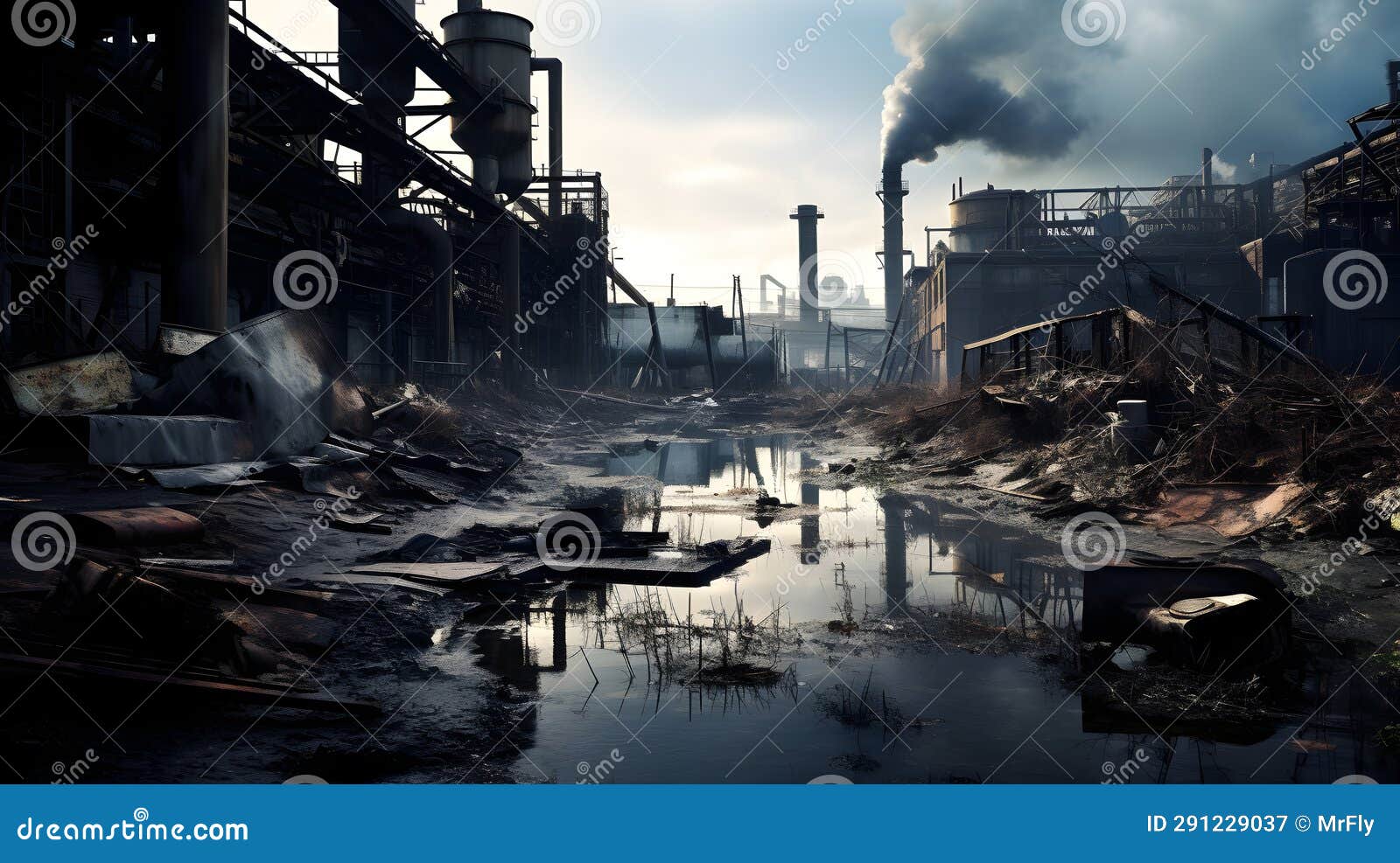 Polution, Devastating Effects To Environment and Planet Earth Stock ...