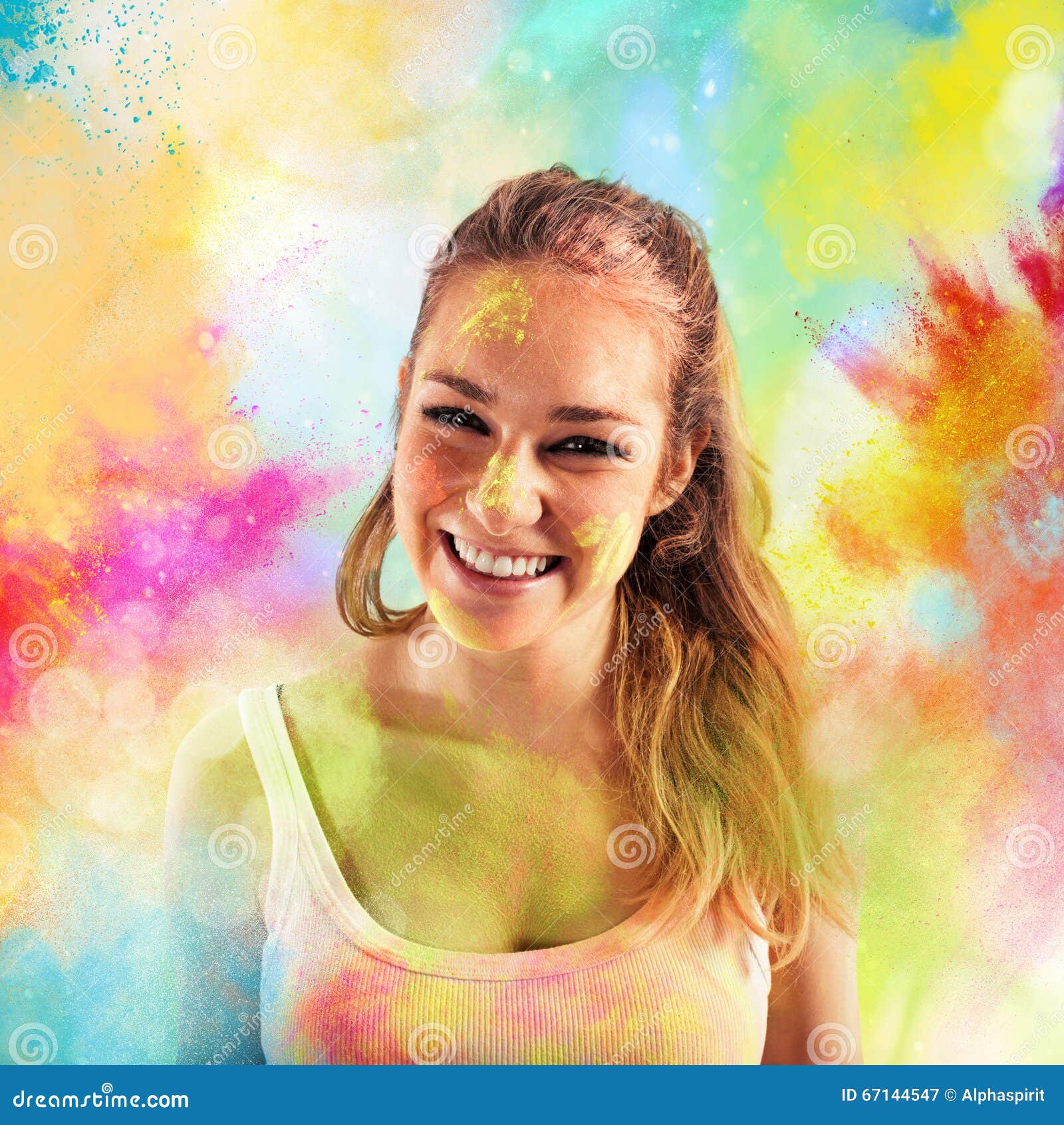 Polveri colorate gioia illustrazione di stock. Illustrazione di ...