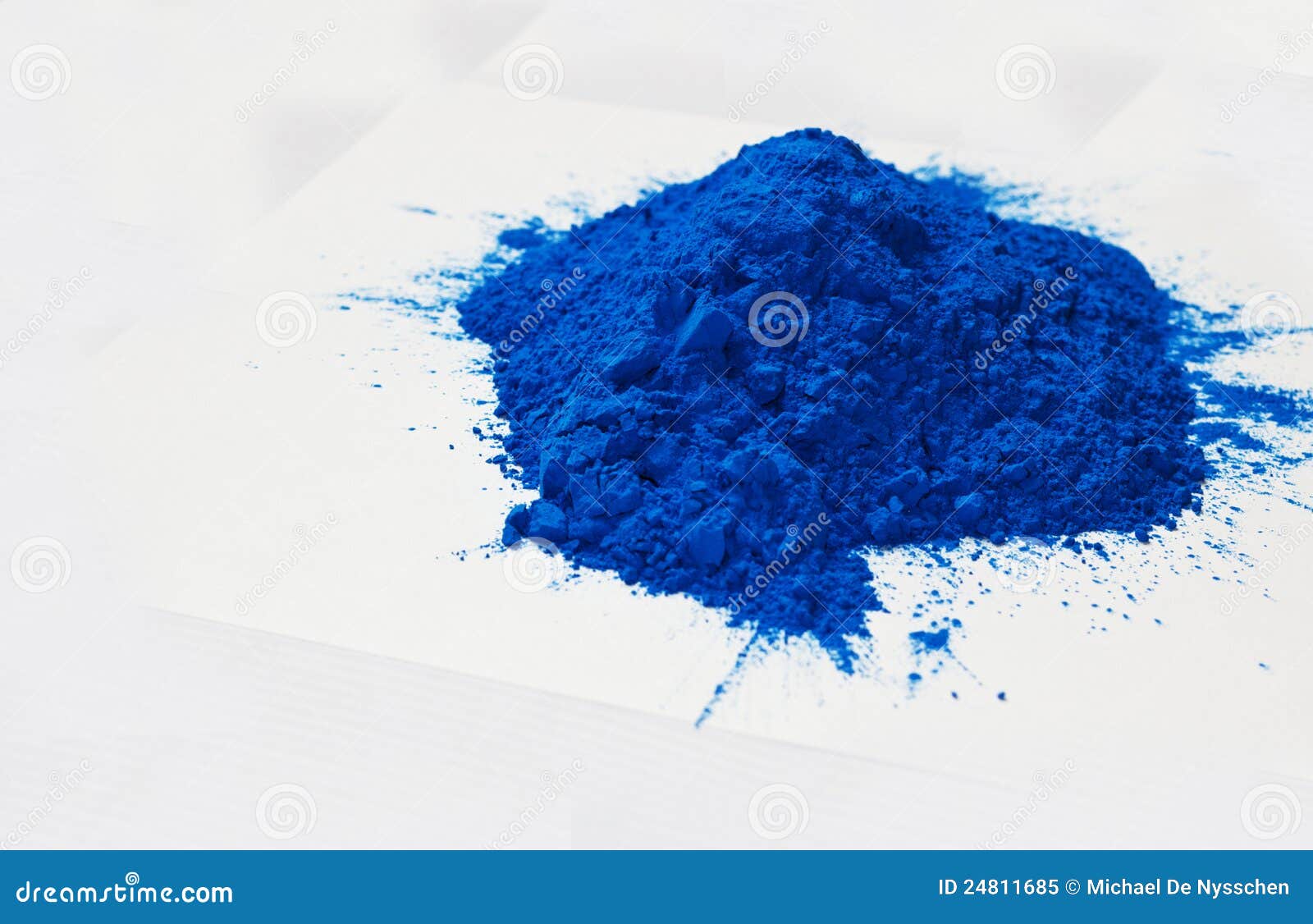 Polvo azul imagen de archivo. Imagen de fino, suave, seco - 24811685