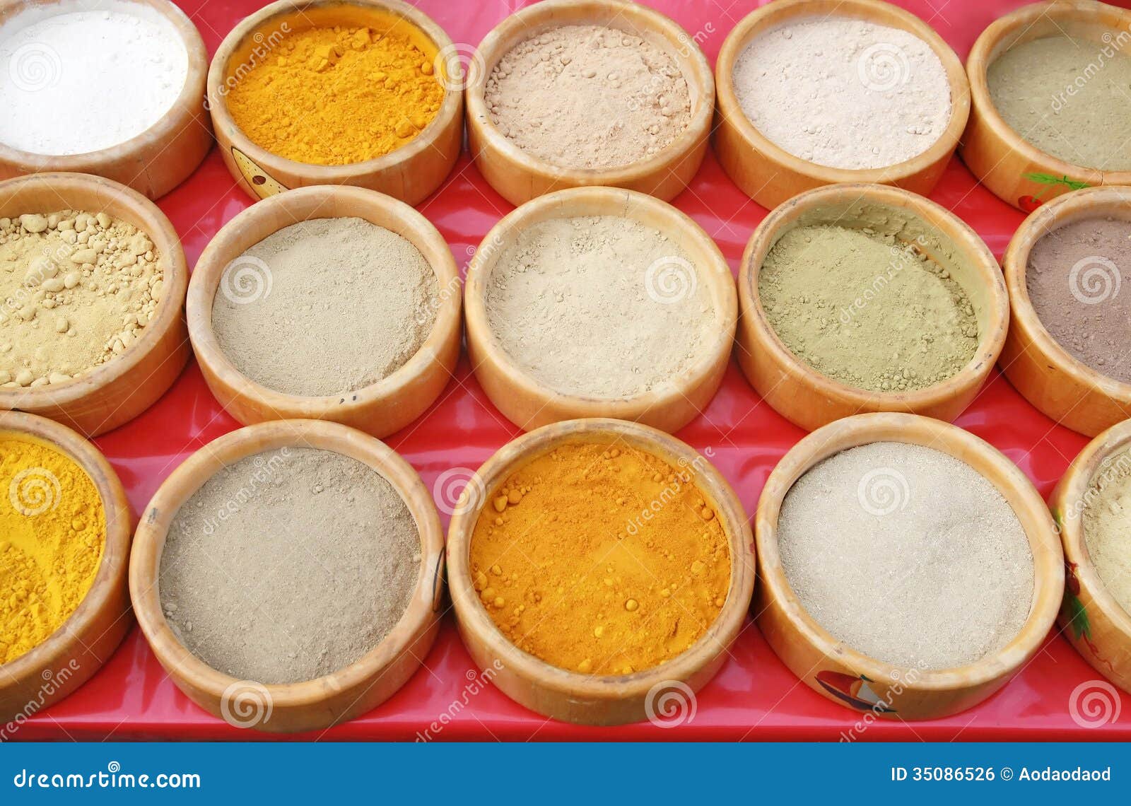 Polvo Colorido Del Condimento Foto de archivo - Imagen de polvo, olor ...